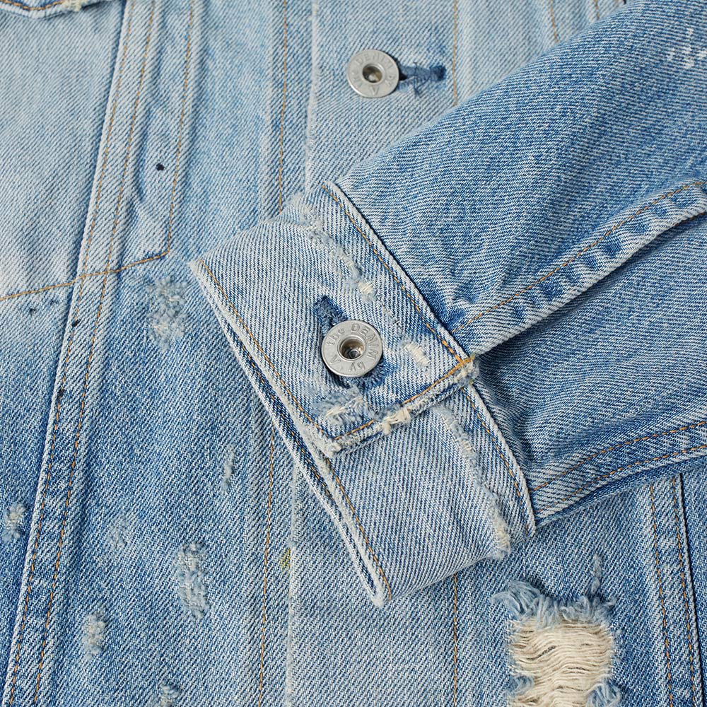 Denim By Vanquish Fragment Crash Denim Jacket Light Indigo END
