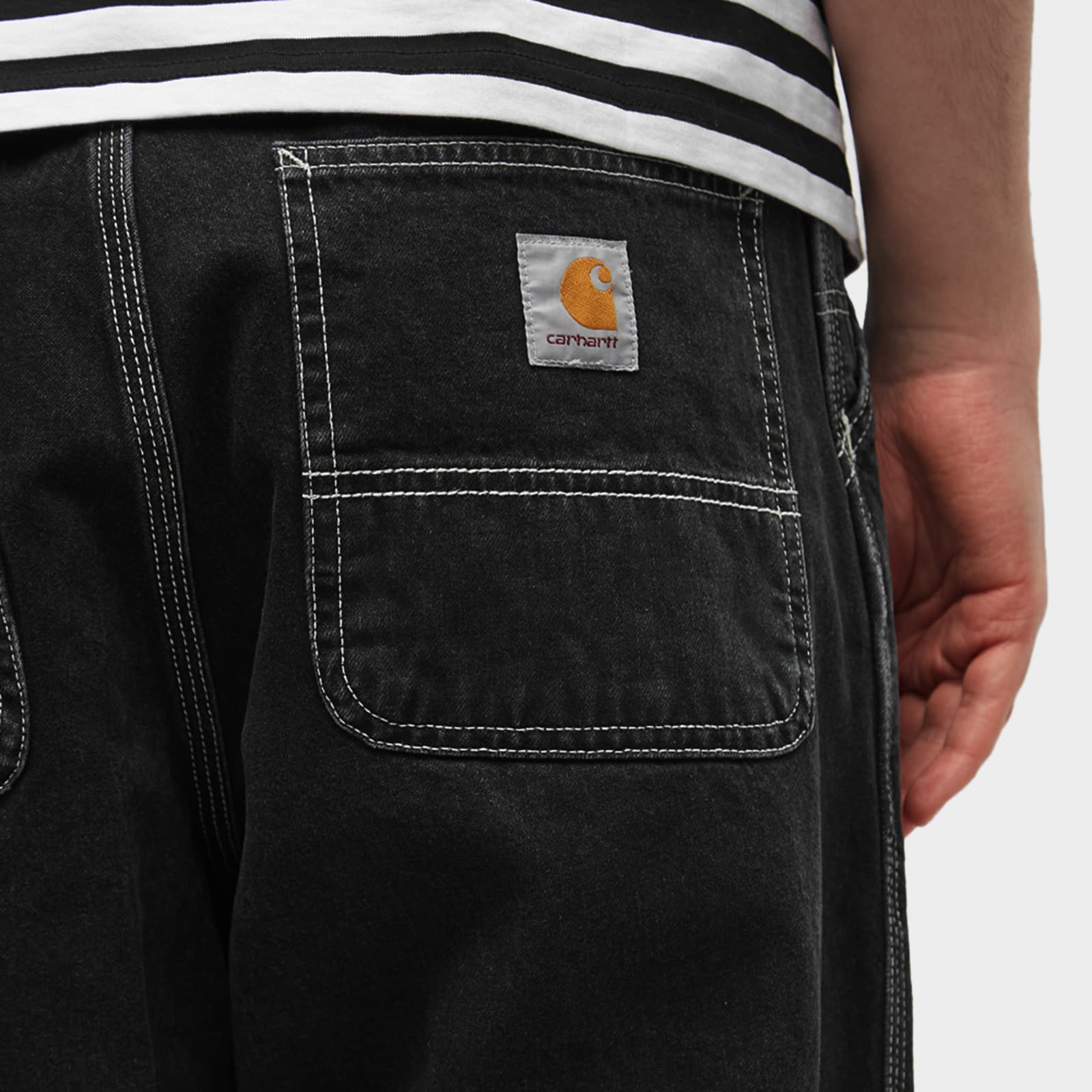 Carhartt WIP Simple Denim Pant Black Stone Washed END KR