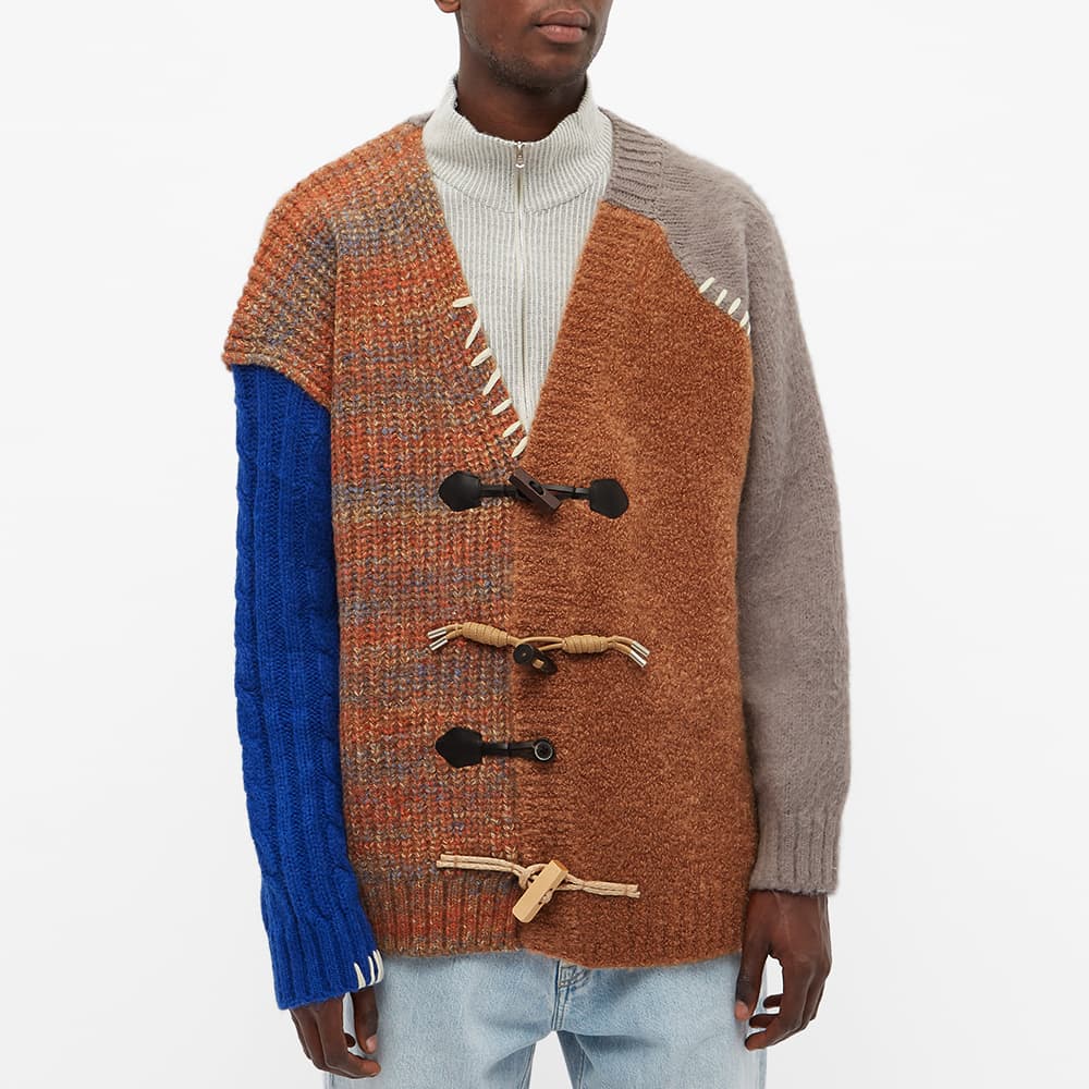 ADER Error Cut Sew Cardigan Brown END