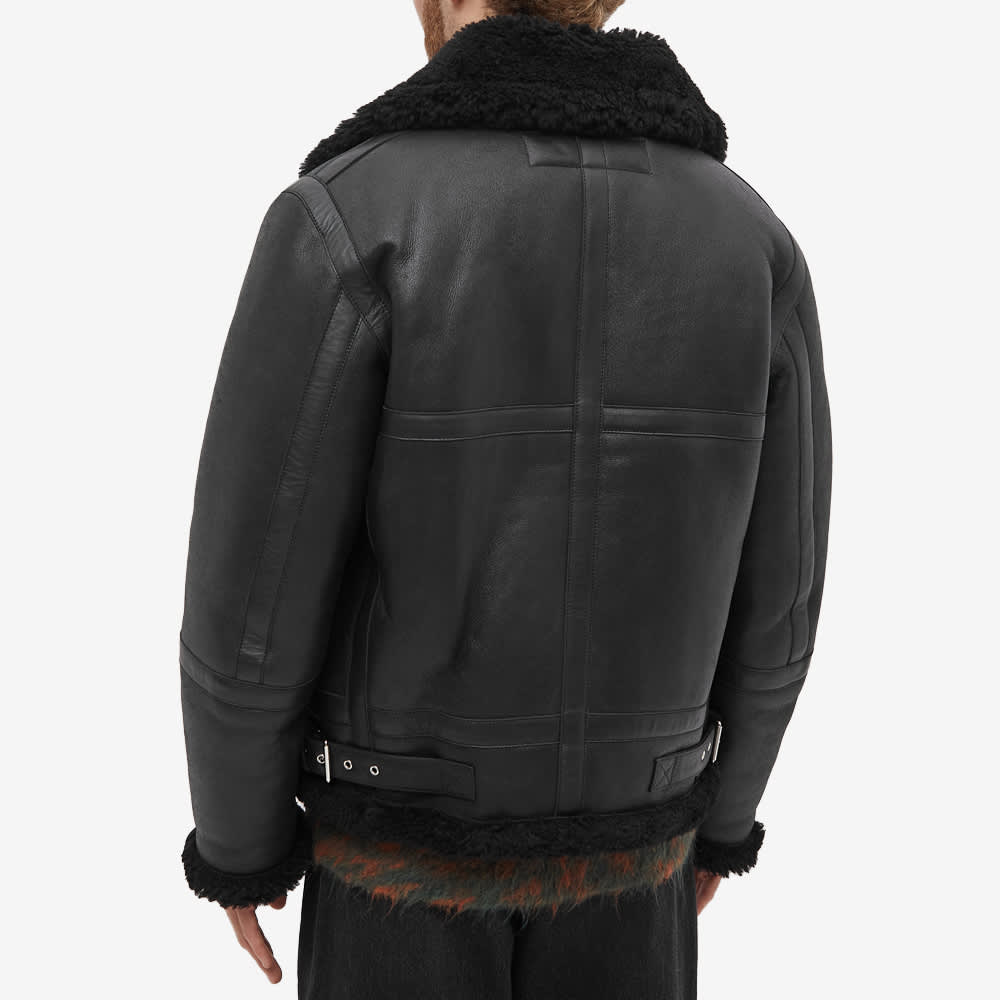 Acne Studios Ian Shearling Jacket Black END US