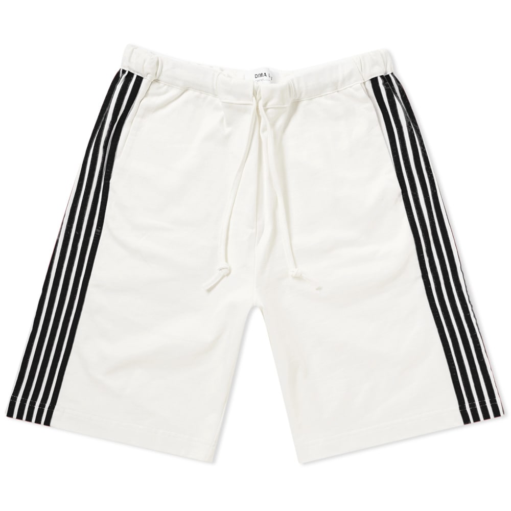DIMA LEU Oversize Side Stripe Short Black | END. (TW)