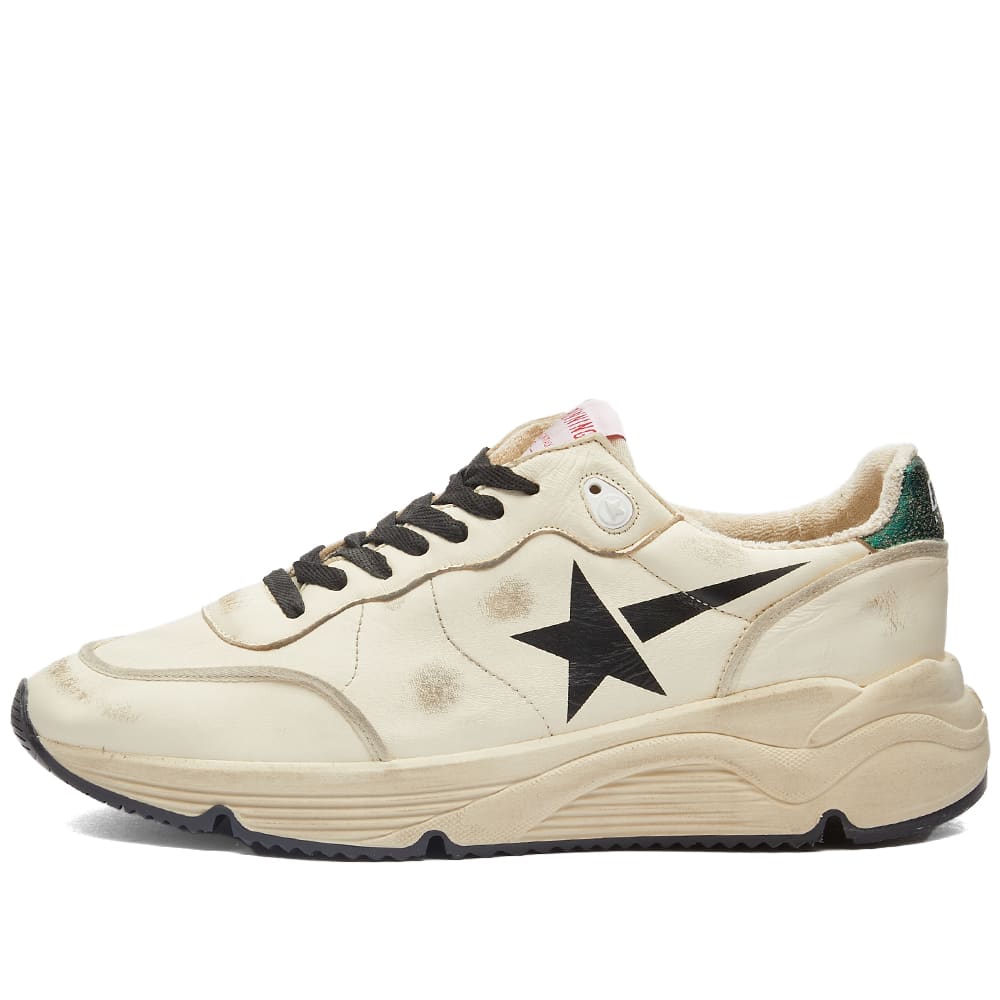 Golden Goose Running Sole Sneaker Dirty White & Black | END. (US)