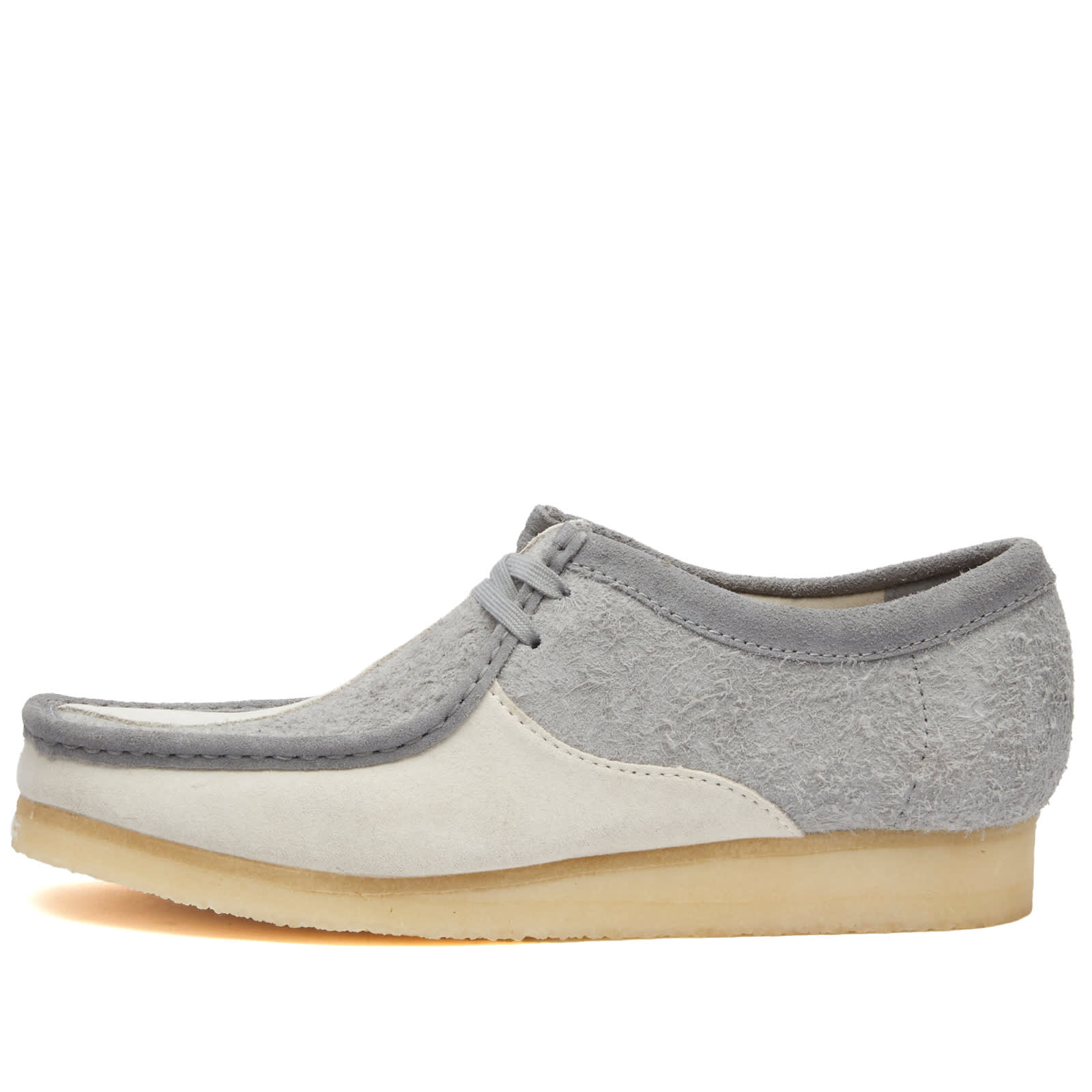 Clarks Originals Wallabee Grey & Off White | END. (GB)