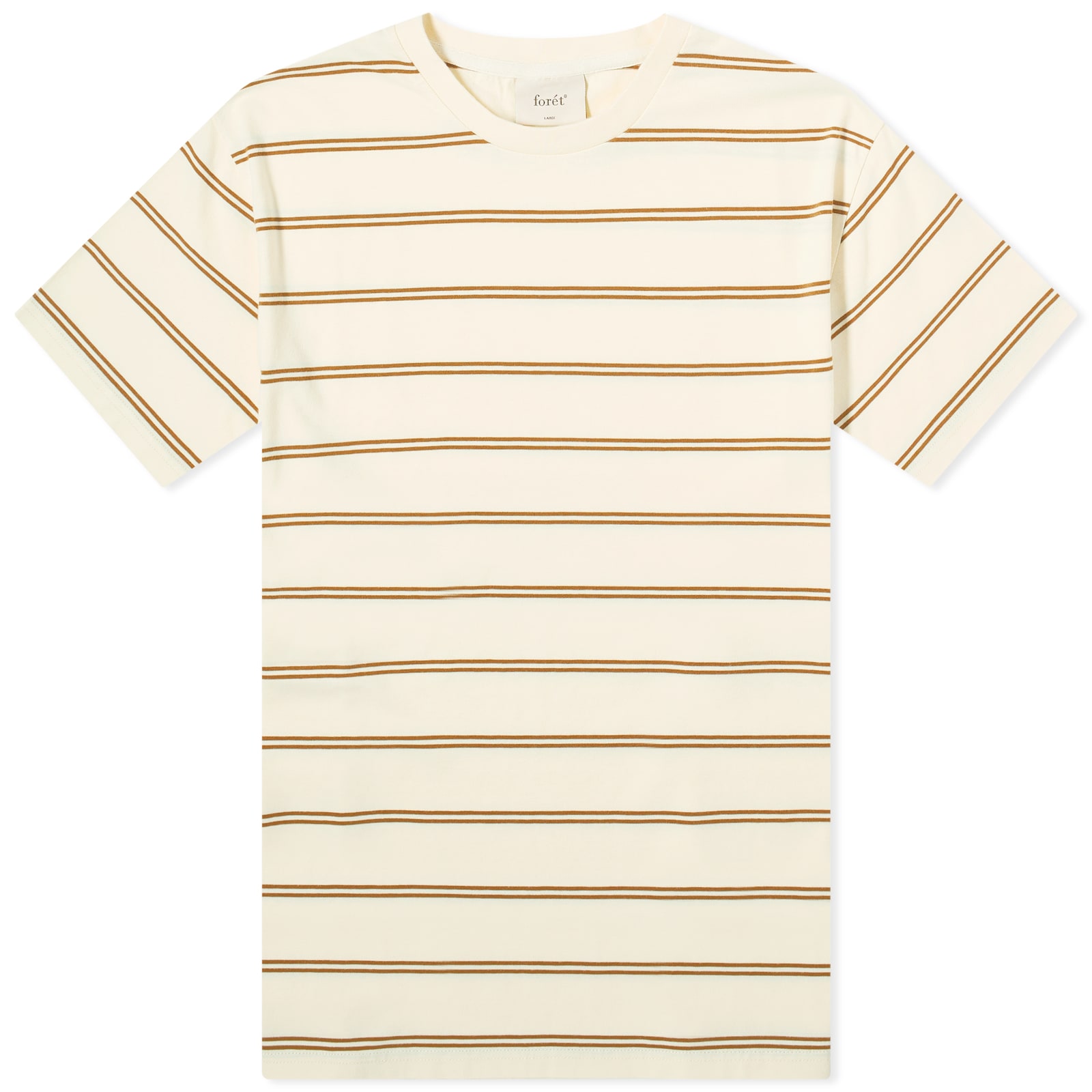 Foret Ferry Stripe T-Shirt Rubber & Cloud | END. (US)