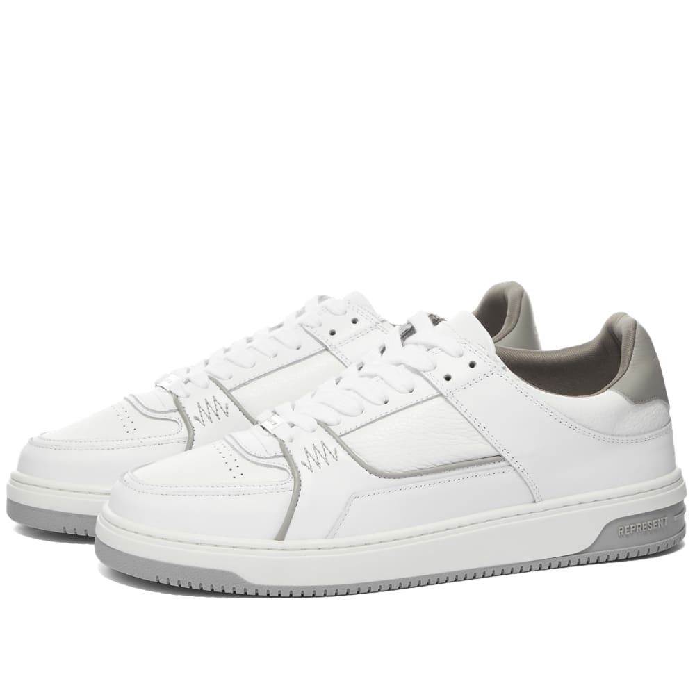 Represent Apex Sneaker Optic White & Grey | END. (US)