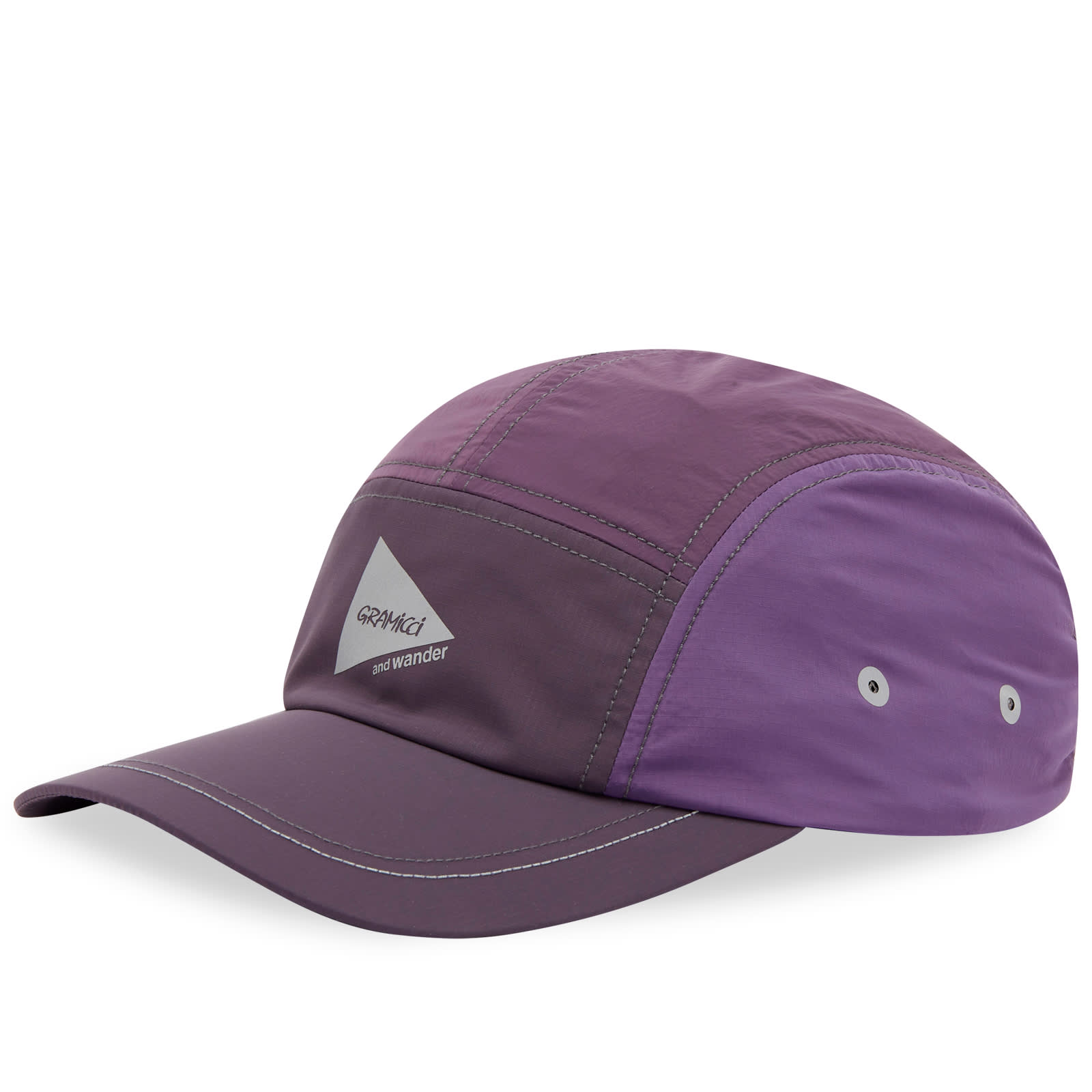 Gramicci x And Wander Patchwork Wind Cap Multi Purple | END. (US)