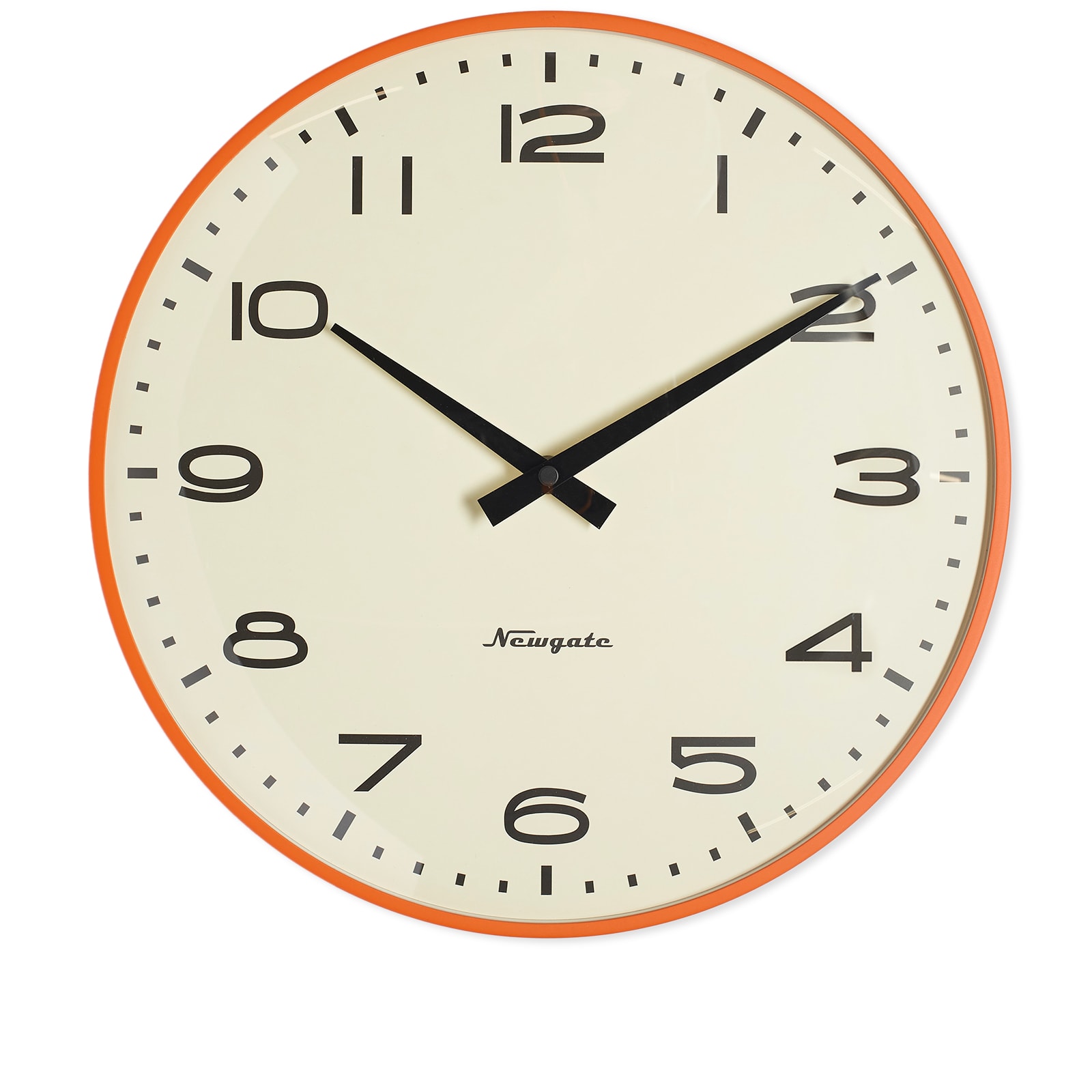 Newgate Clocks Radio City Harlem Dial Wall Clock Orange | END.