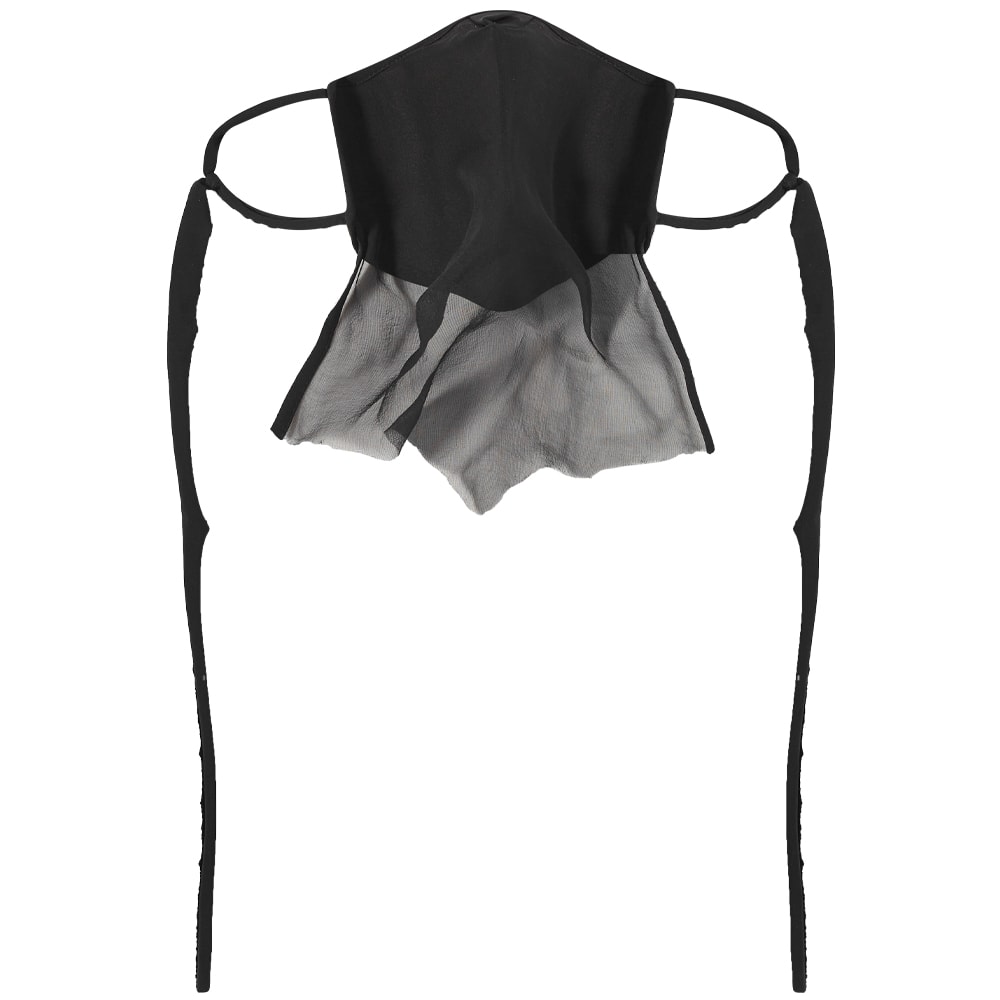 Rick Owens SWAMPGOD by END. Long Face Mask Black | END. (KR)