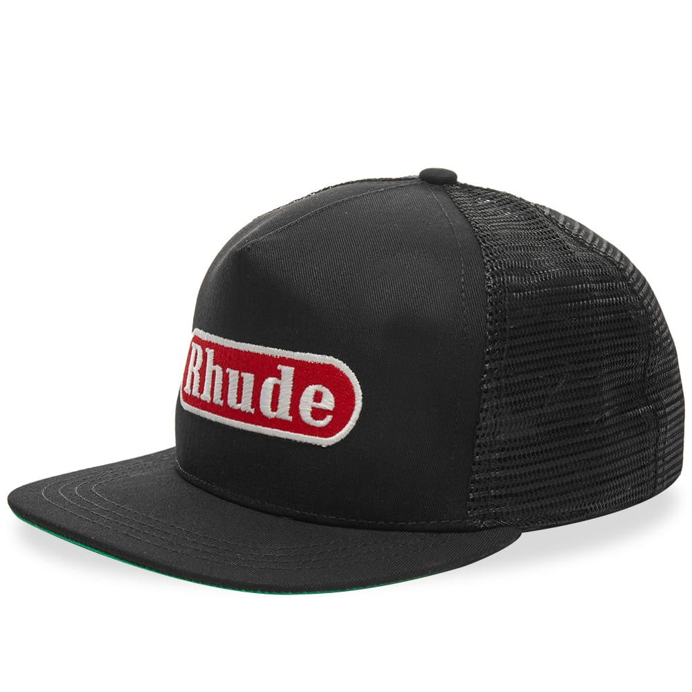 Rhude Pit Stop Trucker Cap Black | END. (AR)