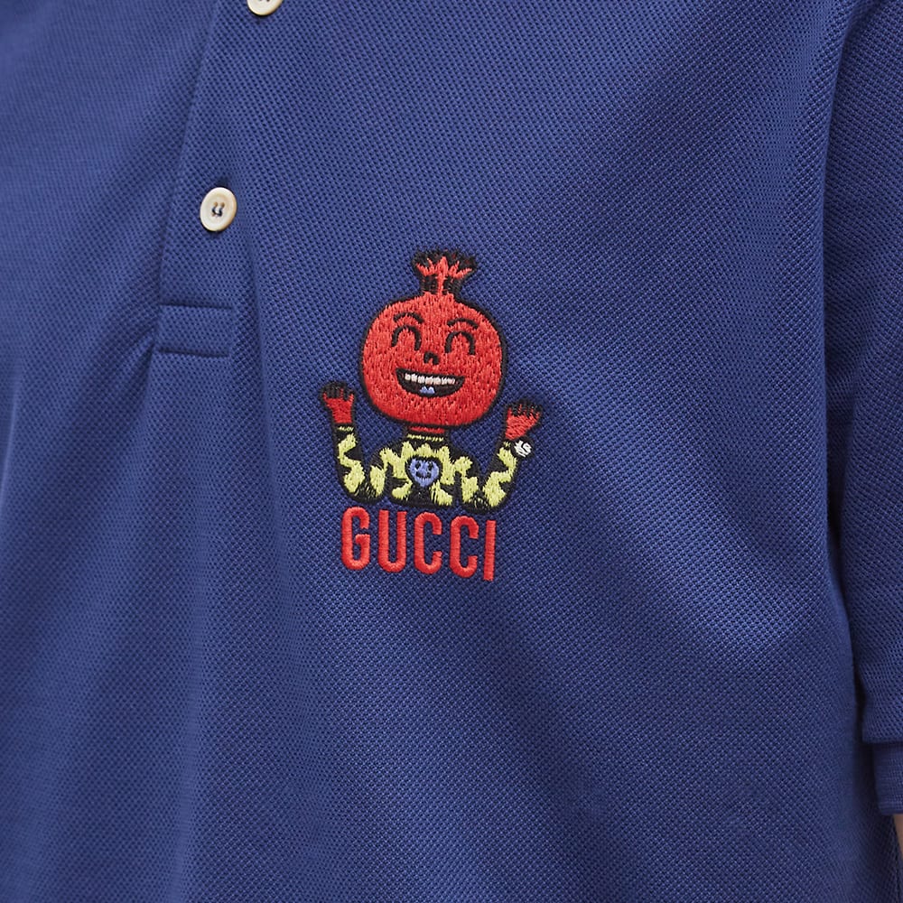 Gucci Pablo Delcielo Logo Polo Navy | END. (UK)