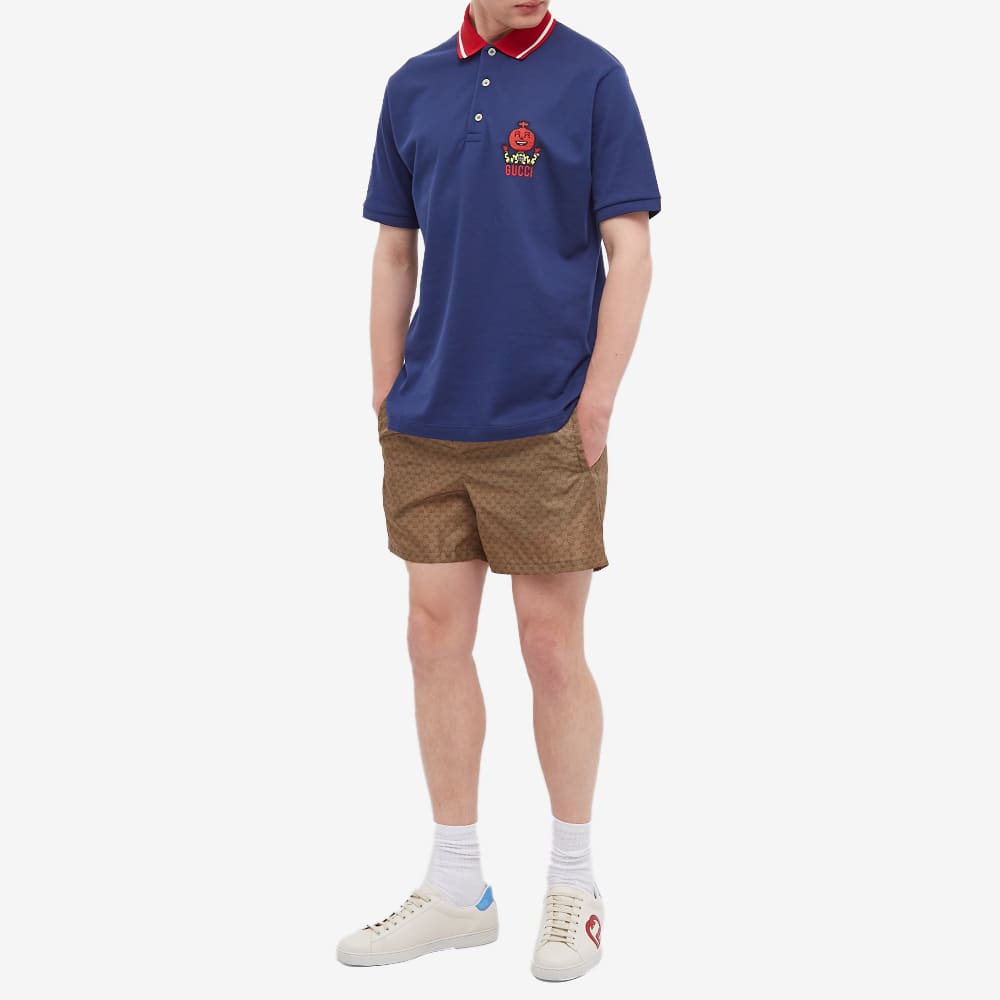 Gucci Pablo Delcielo Logo Polo Navy | END. (US)
