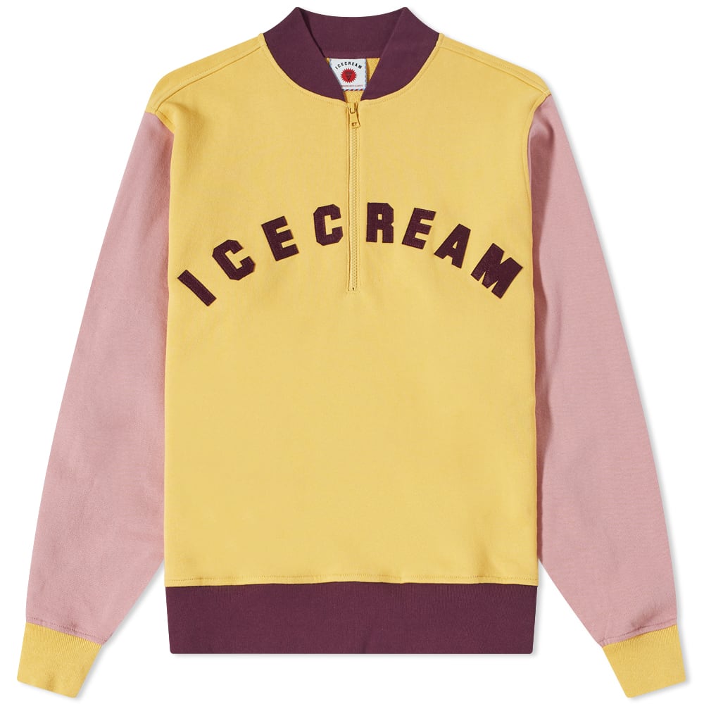 ICECREAM Half Zip Sweat Yellow | END. (HK)