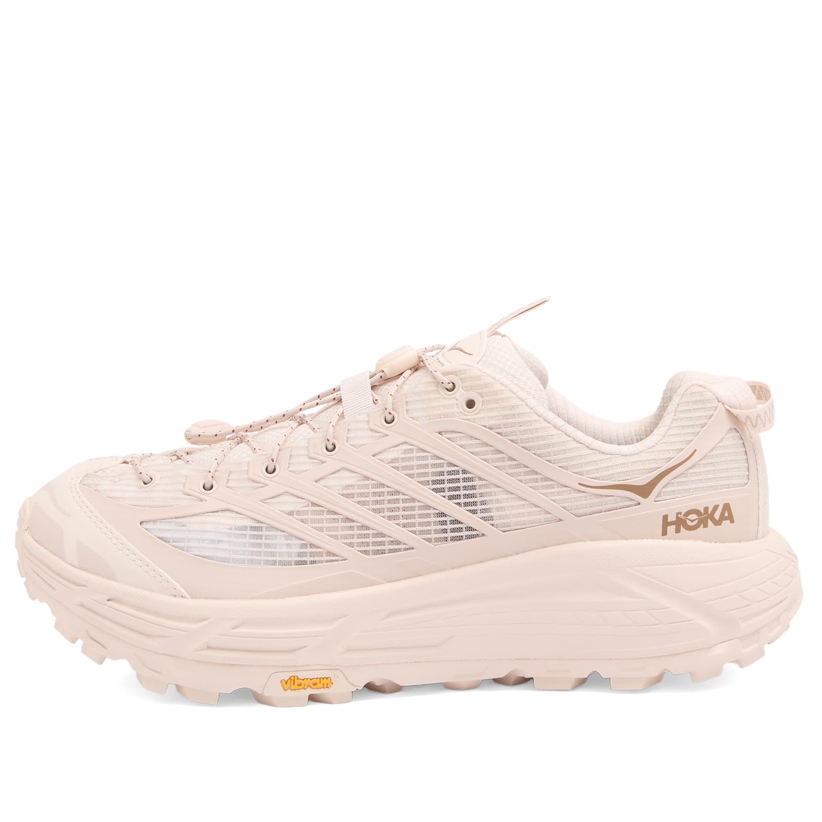 HOKA ONE ONE U Mafate Three2 Grid Sneaker Rose Cream & Stucco | END. (US)