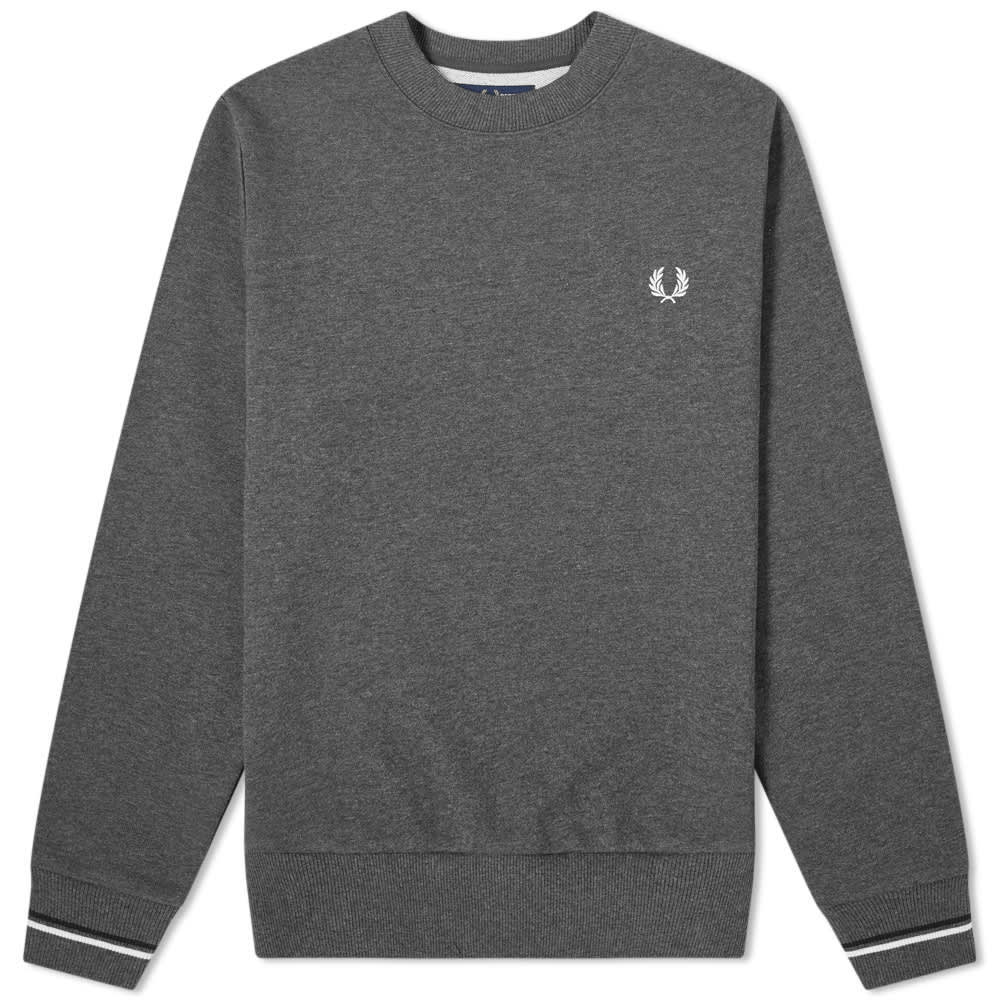 Fred Perry Crew Sweat Graphite Marl | END. (US)