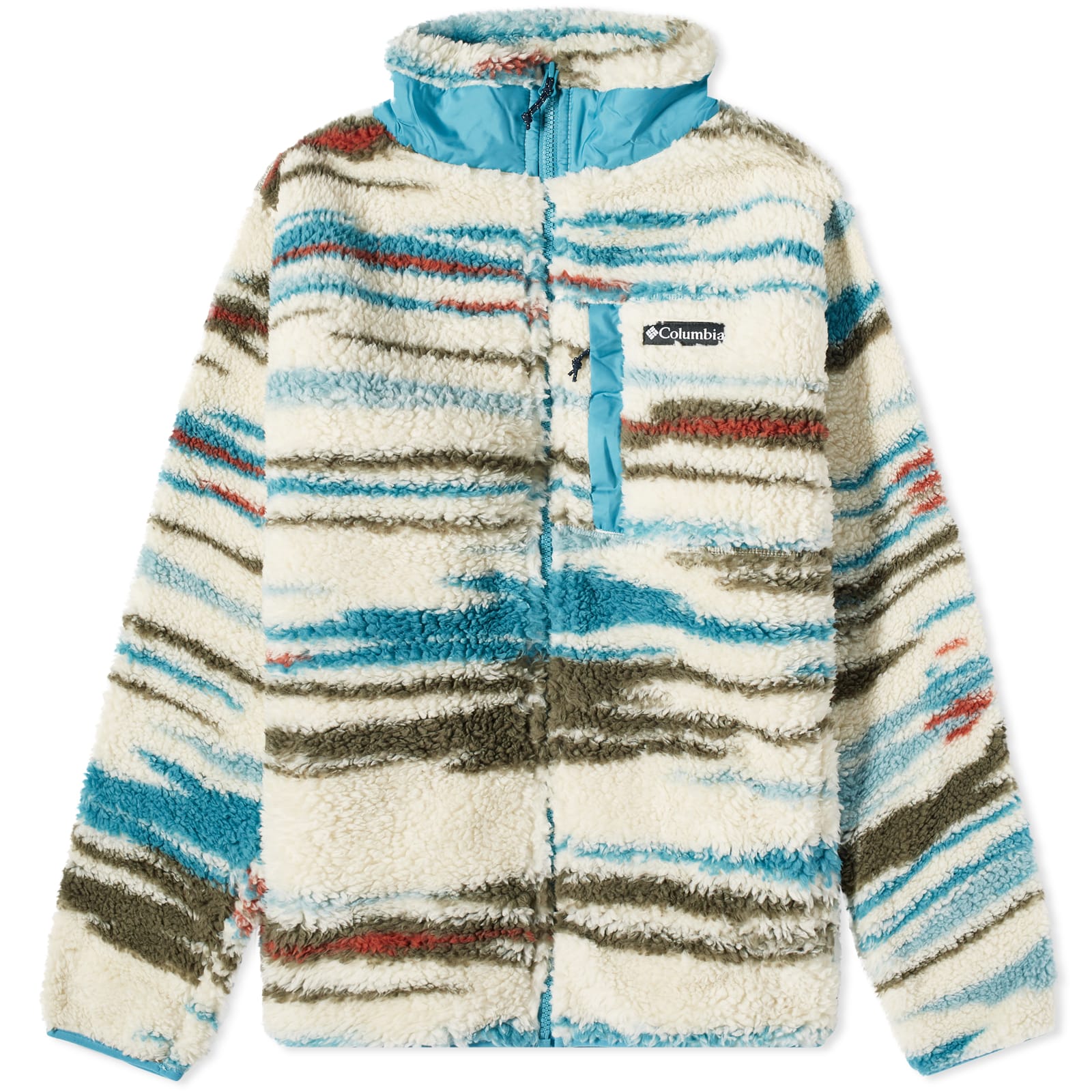 Columbia Winter Pass™ Zip Through Print Fleece Chalk Skyscape Print ...