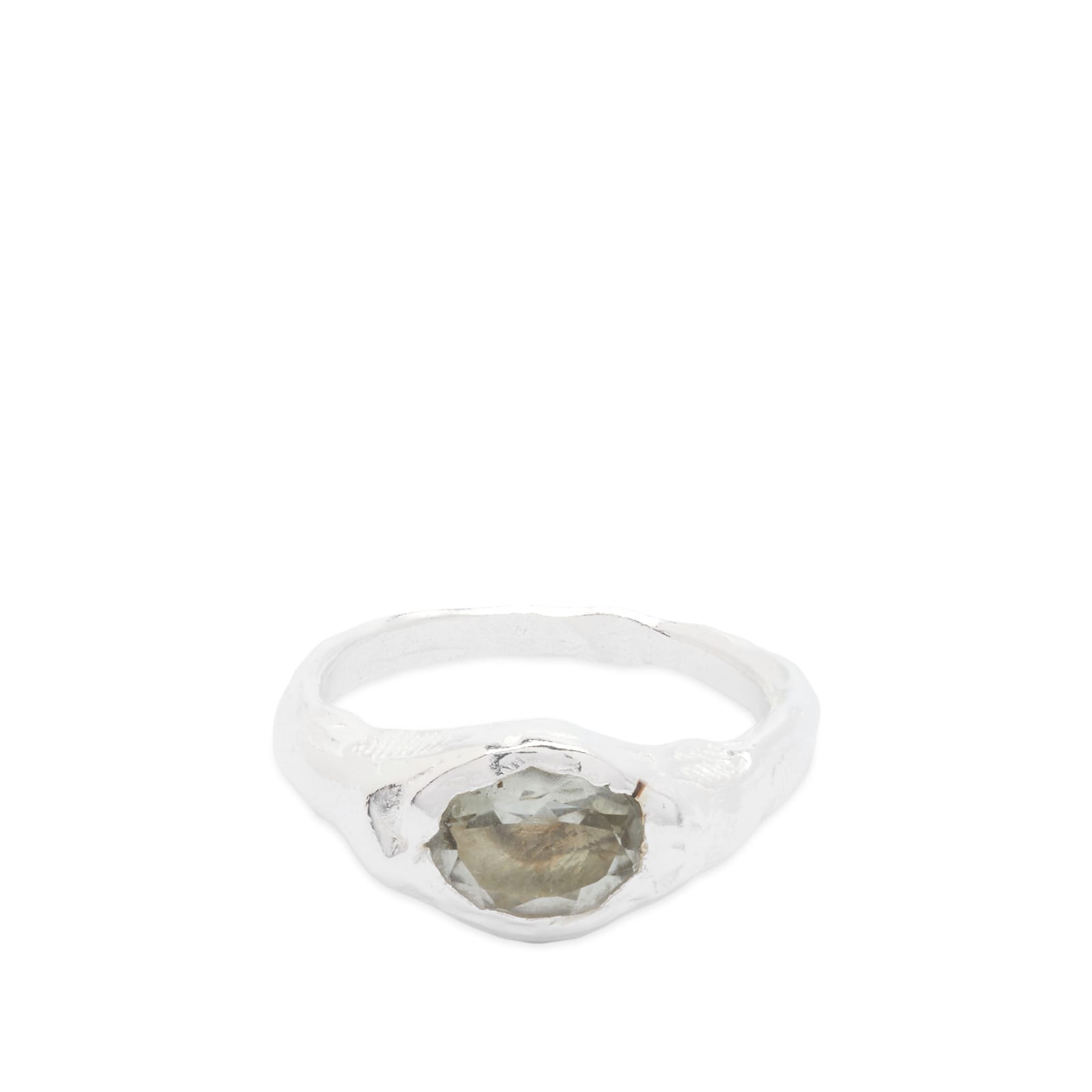 Simuero Faro Ring Silver & Green Amethyst | END. (KR)