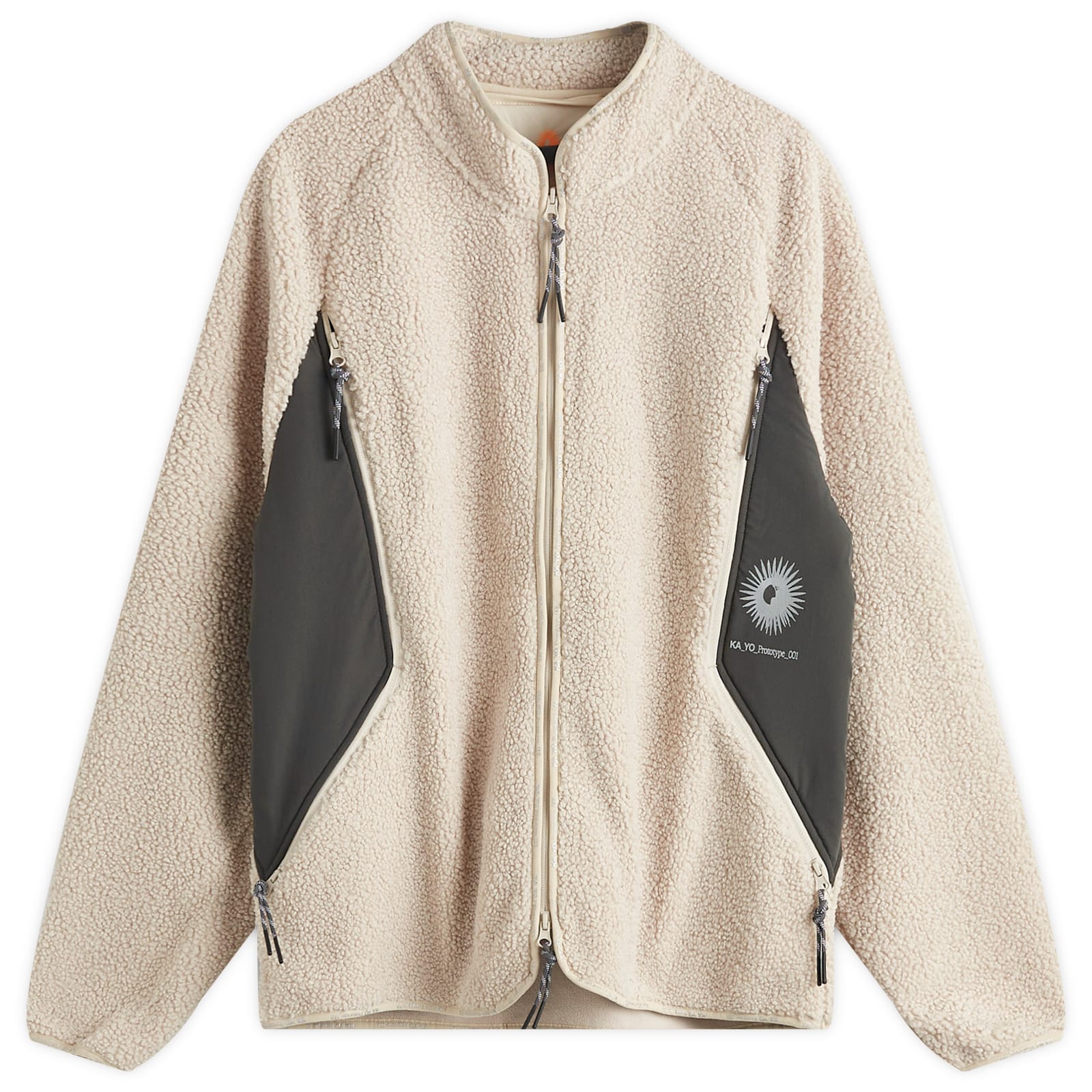 KA_YO_Prototype Pile Fleece Jacket Beige | END. (US)