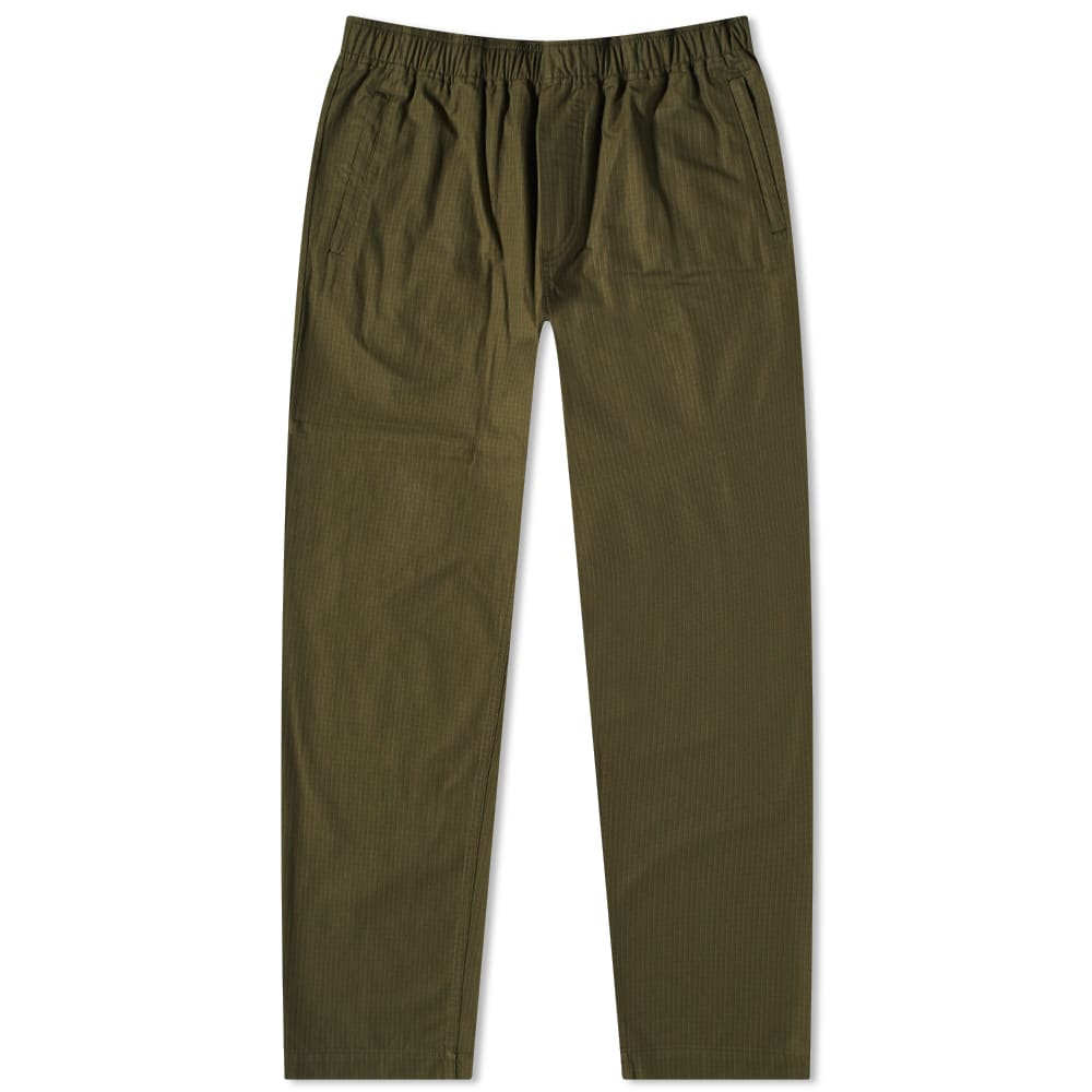 Wood Wood Stanley Crispy Check Pant Olive | END. (GB)