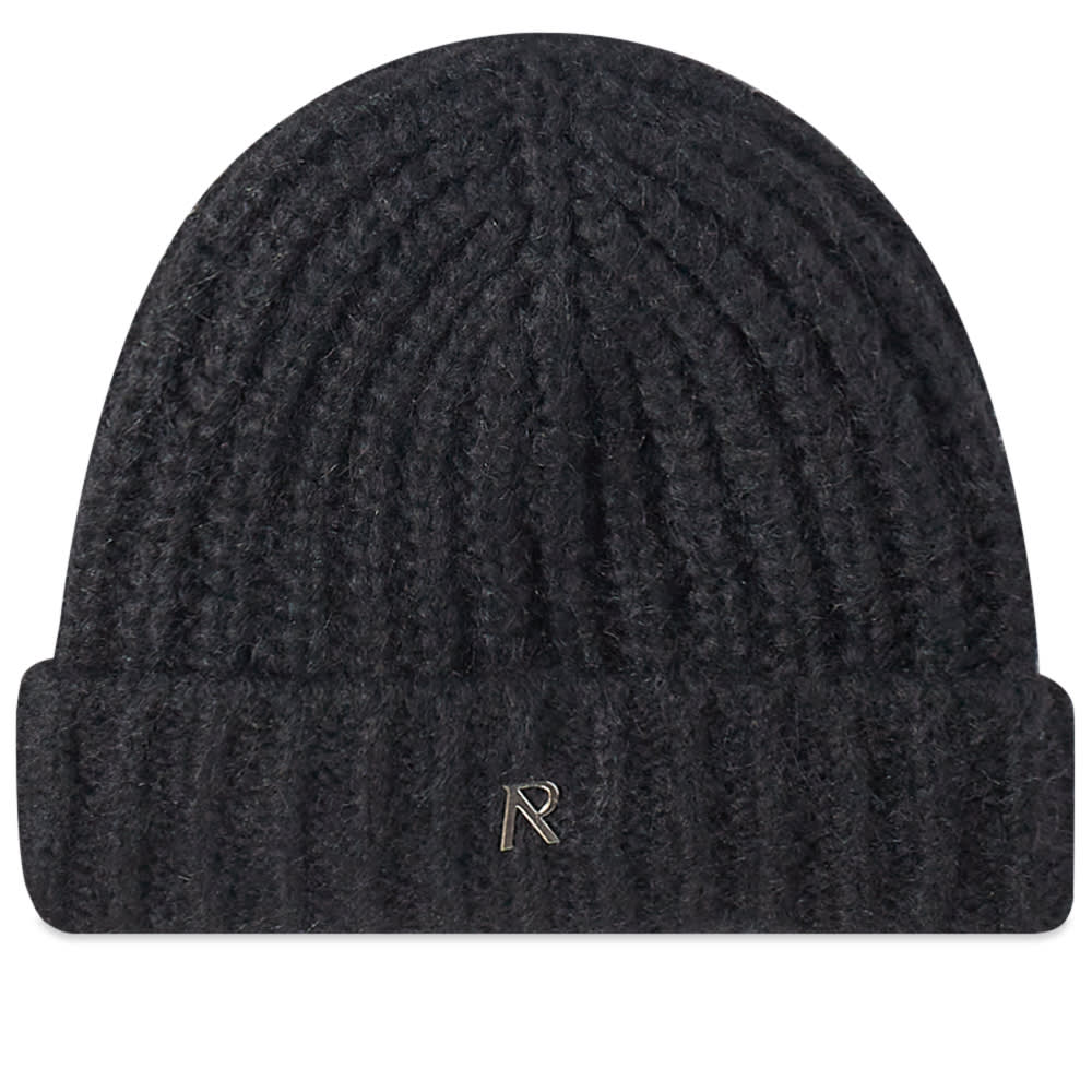 Represent Chunky Rib Beanie Black | END.