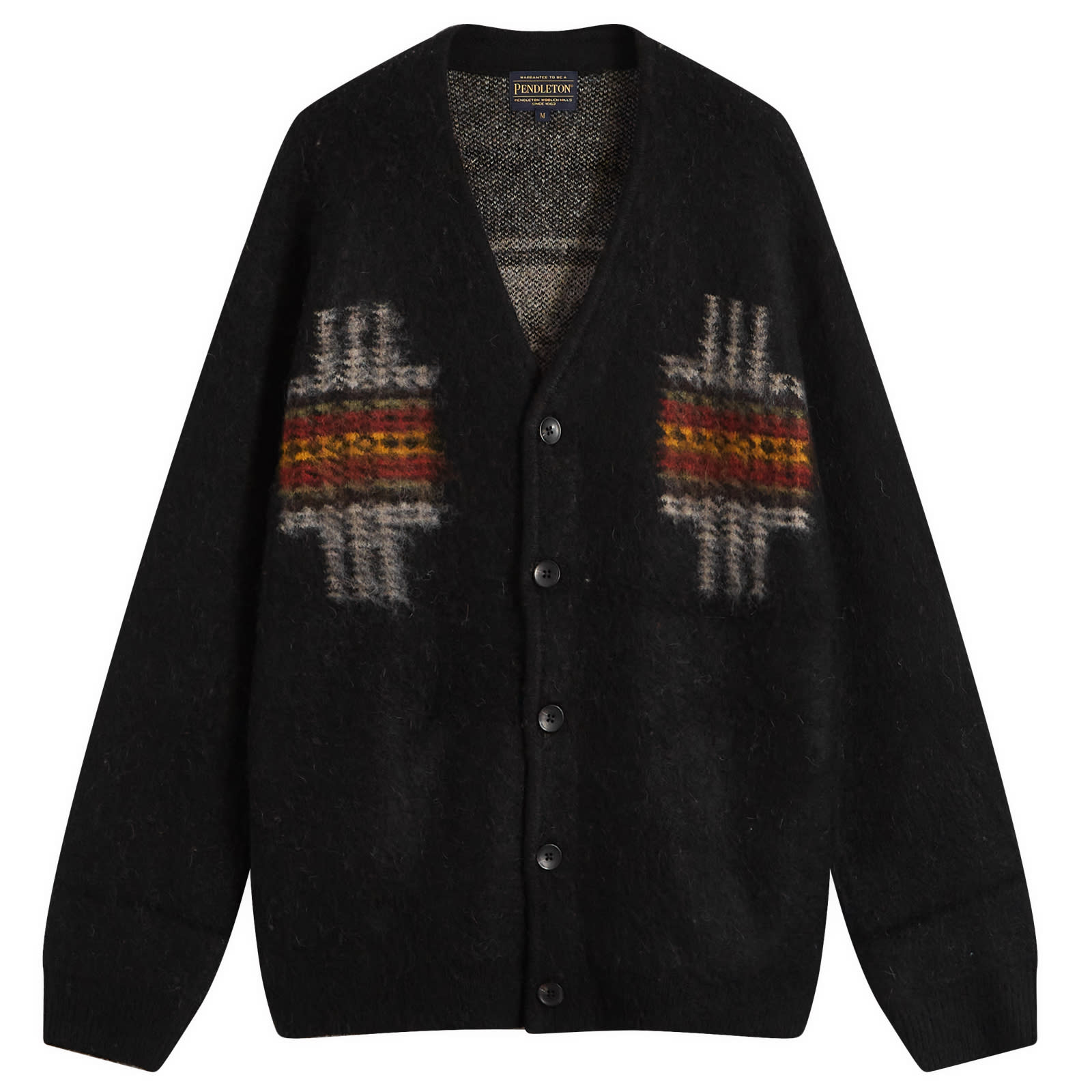 Pendleton Shaggy Cardigan Black Harding | END. (GB)