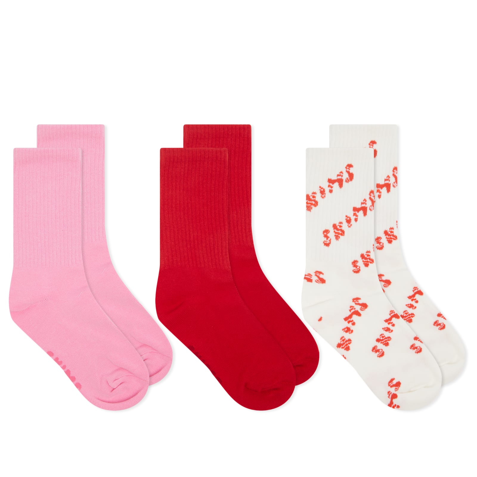 SKIMS Sport Sock 3-Pack Candy Cane Print | END. (US)