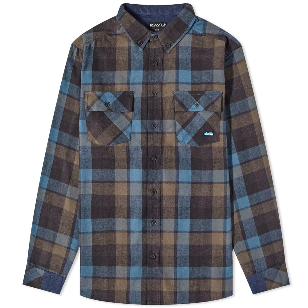 KAVU Buffaroni Overshirt Raven | END. (US)