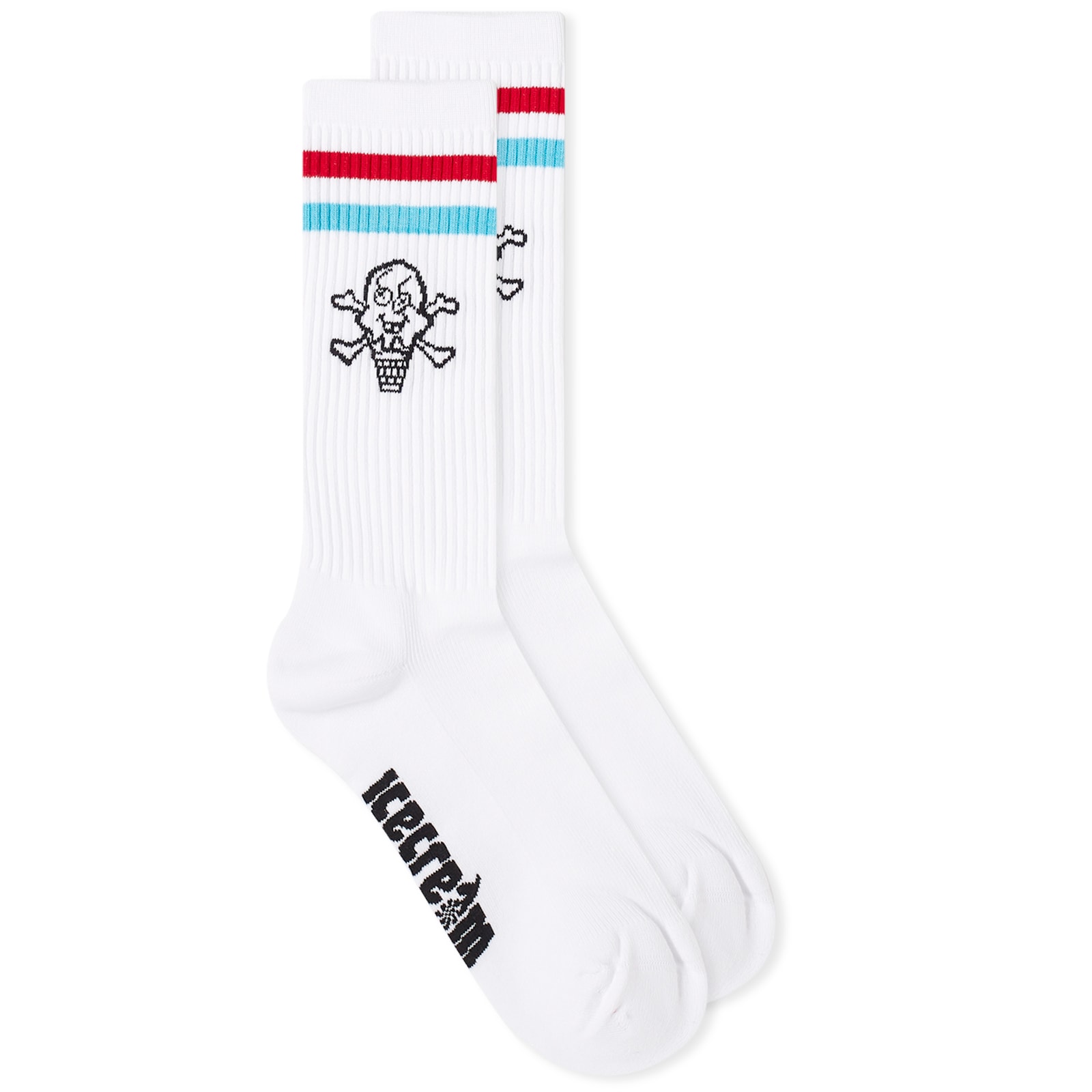 Icecream Cones And Bones Sports Socks White | END. (US)