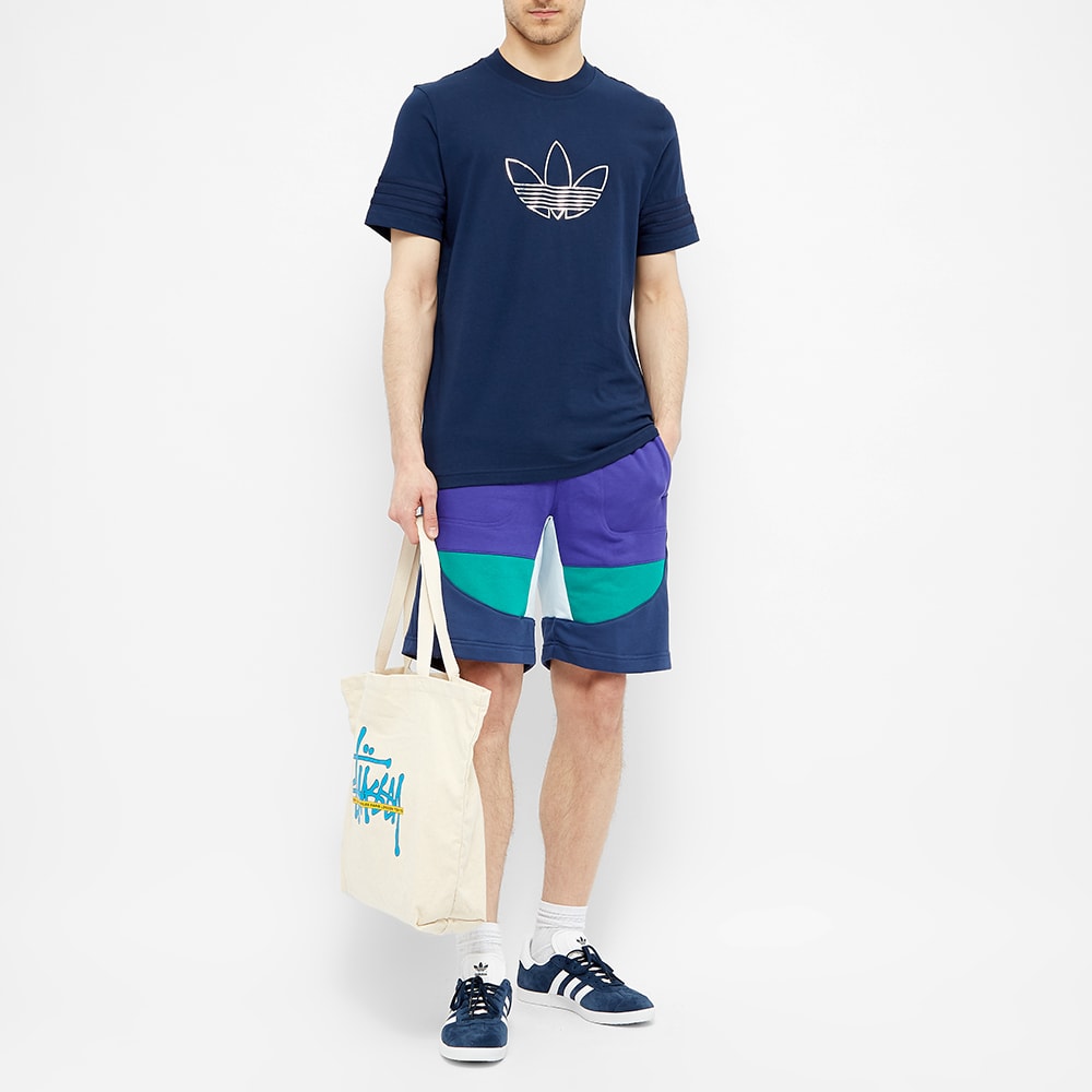 Adidas Outline Tee Night Indigo | END. (KR)