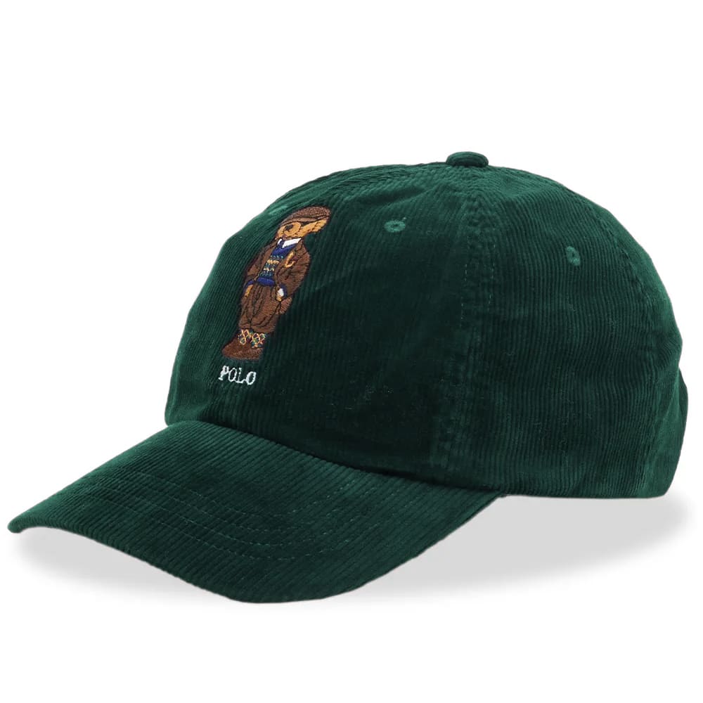 Polo Ralph Lauren Sun Valley Bear Baseball Cap College Green | END. (GB)