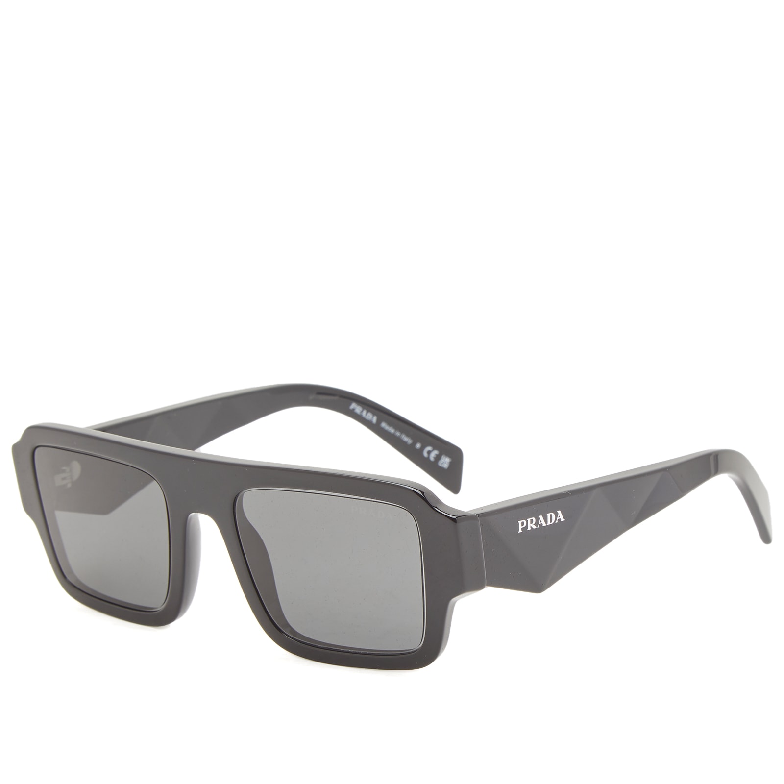 PRADA Eyewear PR-A05S Sunglasses Black & Dark Grey | END. (US)