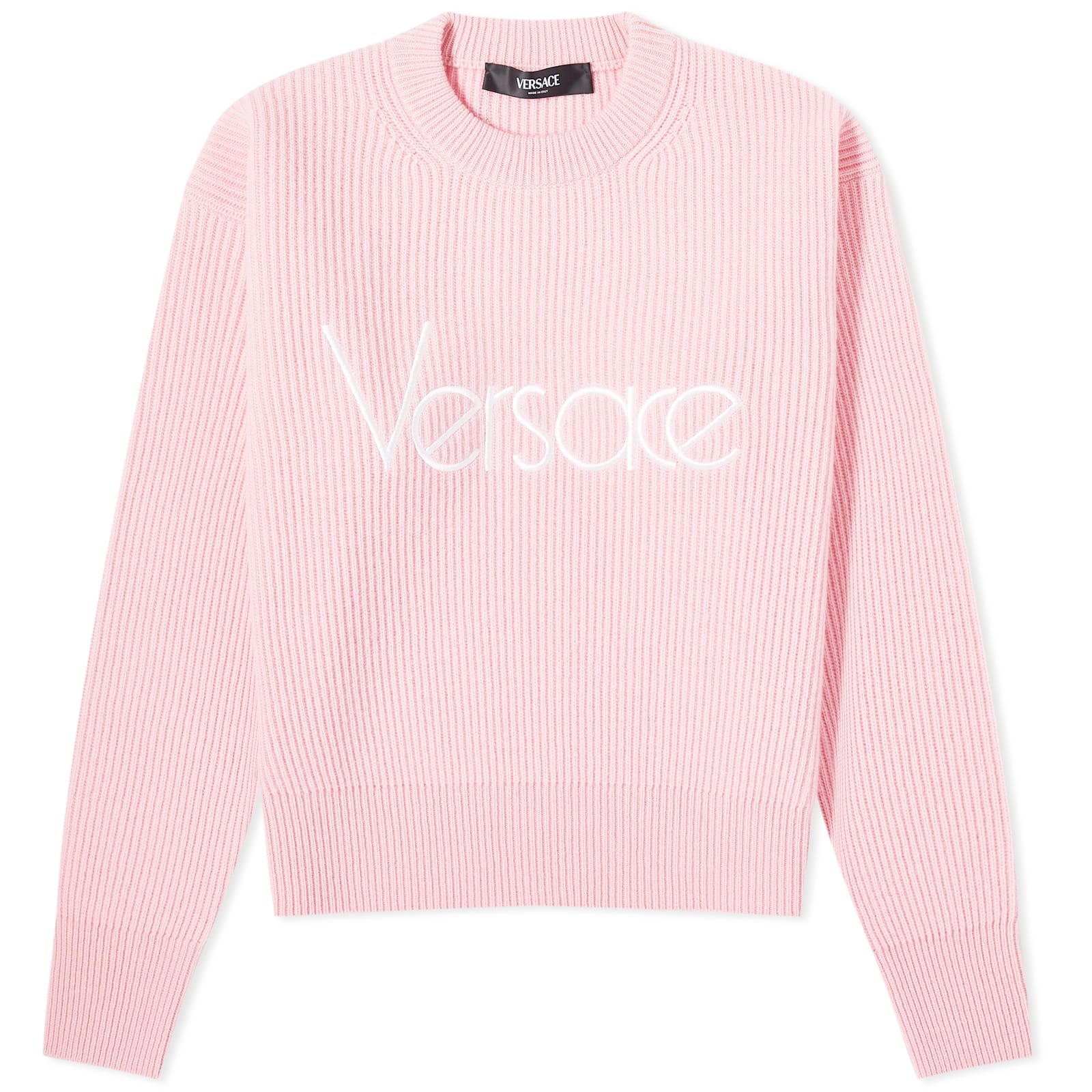 Versace Knitted Logo Jumper Pale Pink | END. (JP)