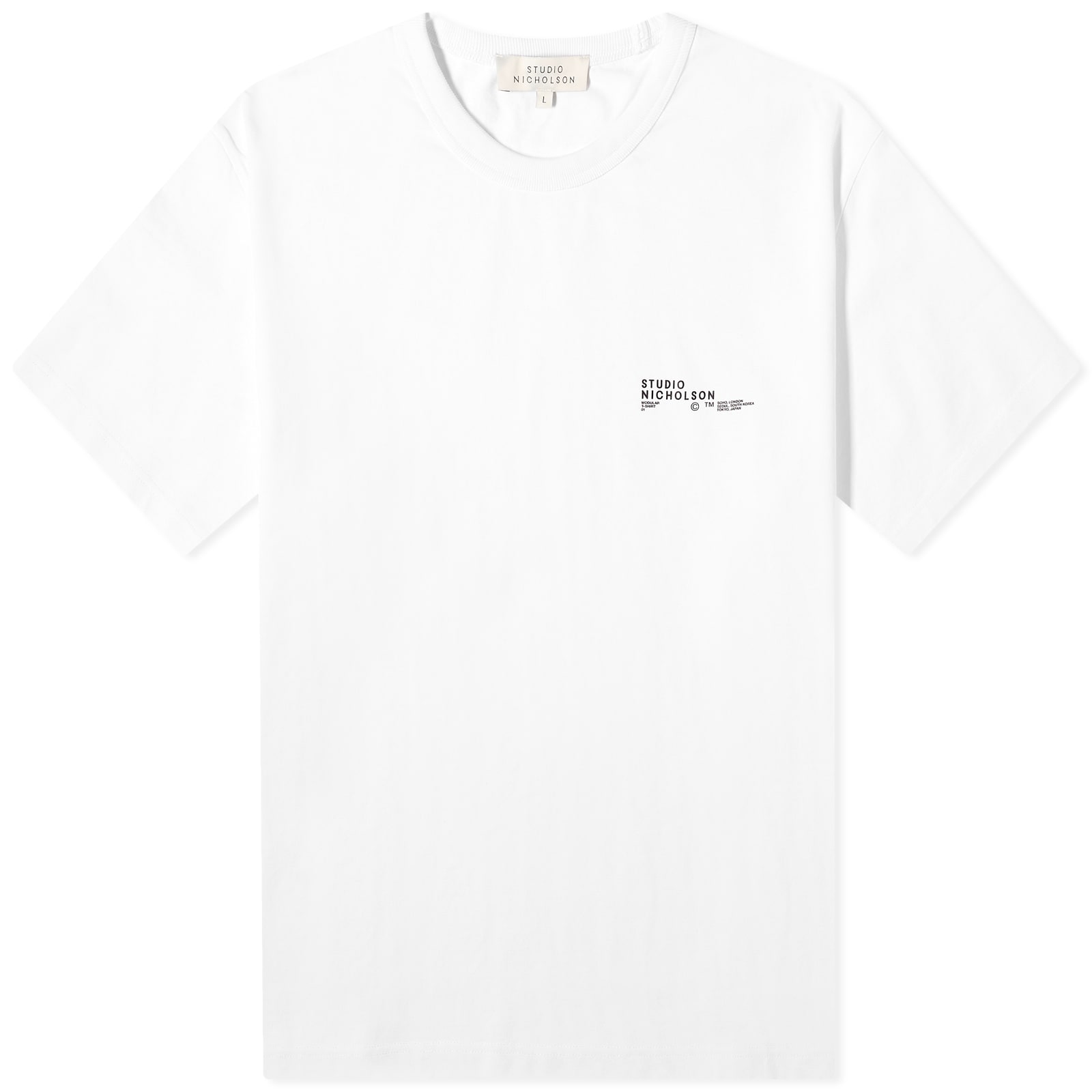 Studio Nicholson Module T-Shirt White | END.