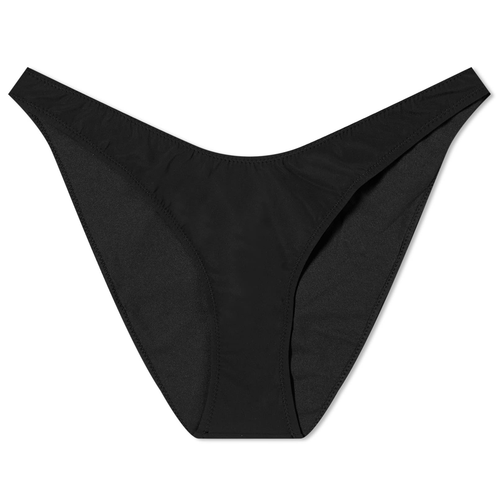 Ganni Lowrise Wave Bikini Briefs Black End Ru
