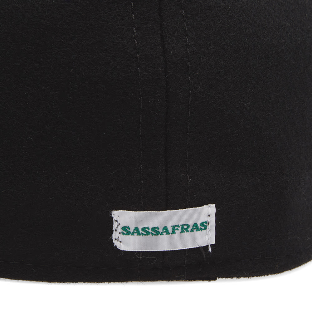 Sassafras Type Logo Cap Black & White | END. (Global)