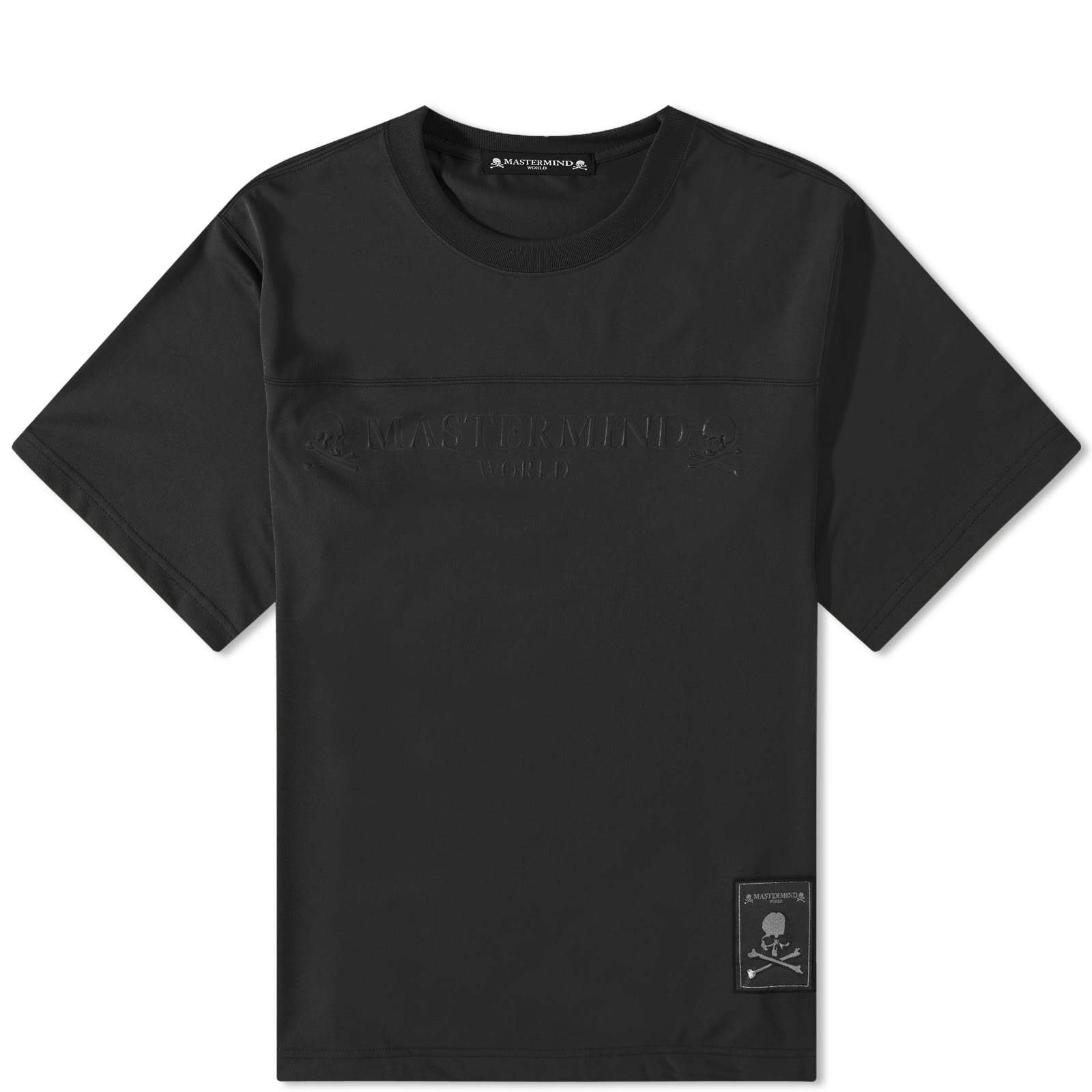 MASTERMIND WORLD Football Top Black | END. (US)