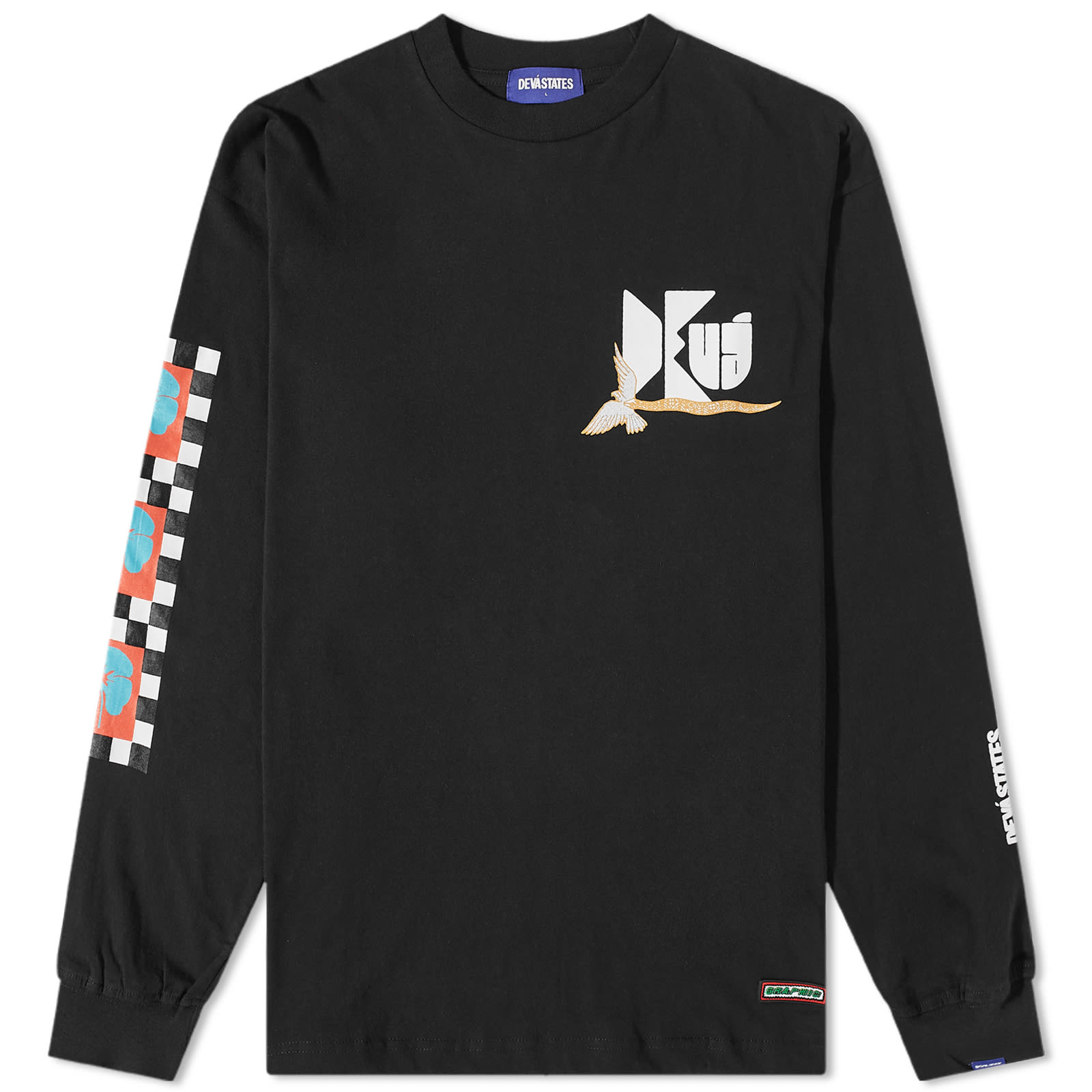 Deva States Long Sleeve Noche T-Shirt Black | END.