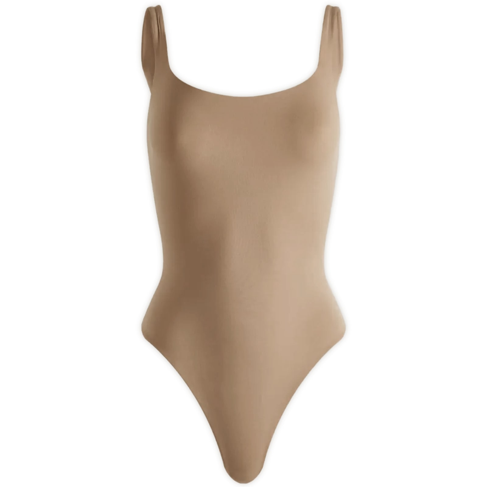 SKIMS Fits Everybody Square Neck Bodysuit Truffle | END. (US)