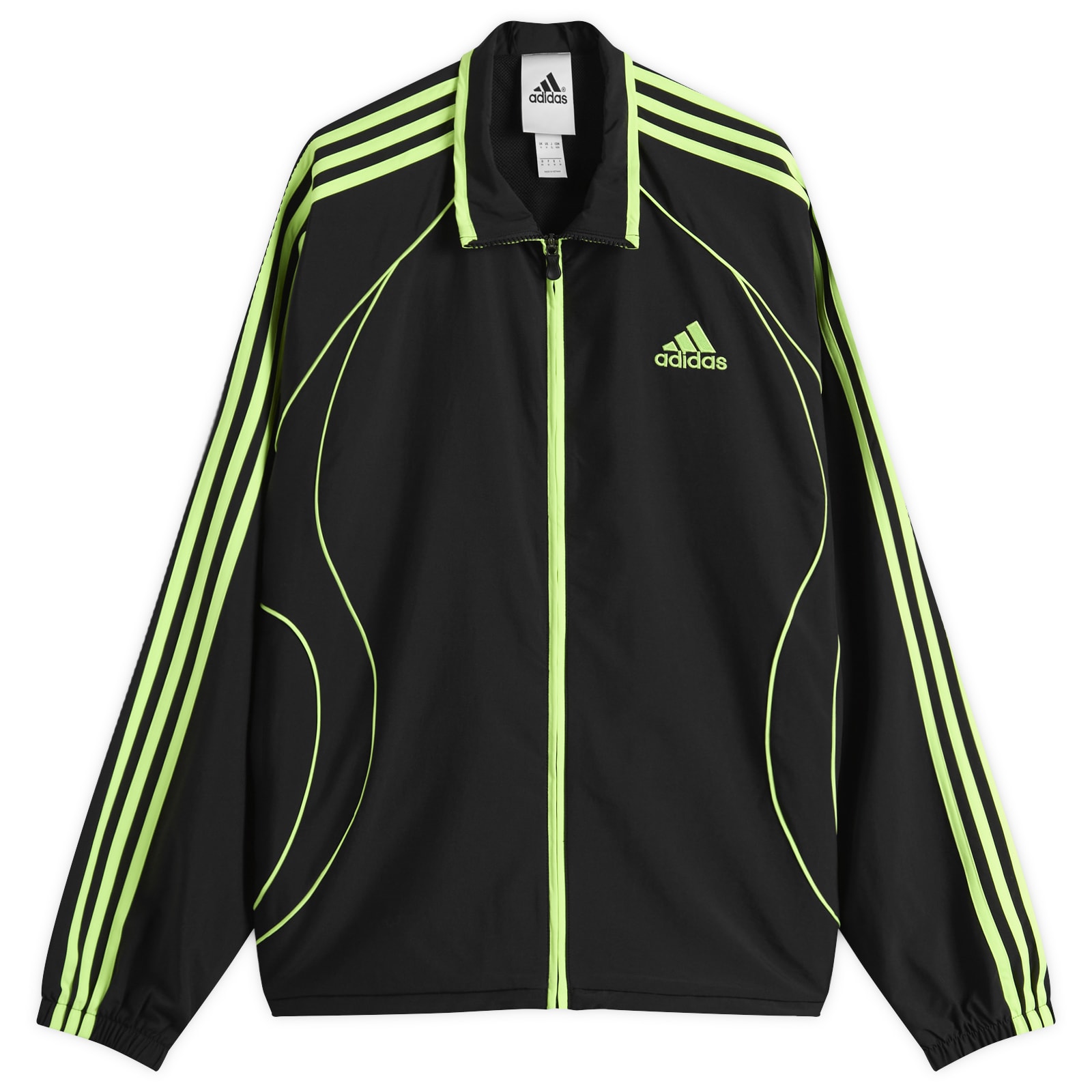Adidas Teamgeist Track Top Black & Signal Green | END. (US)