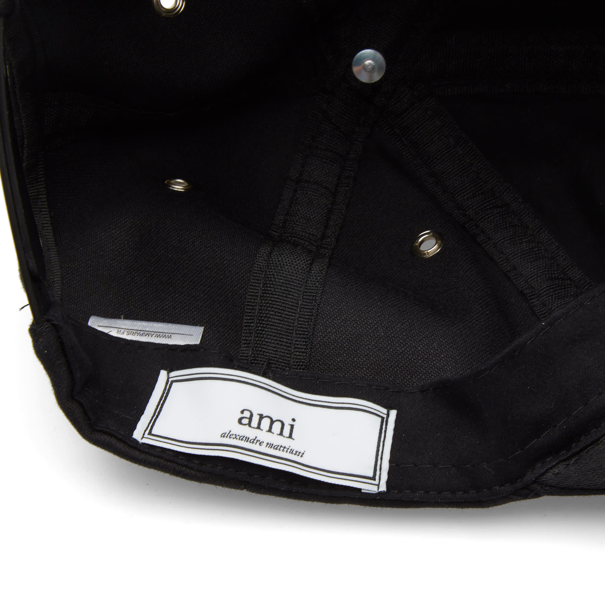 AMI Canvas Cap Black | END.