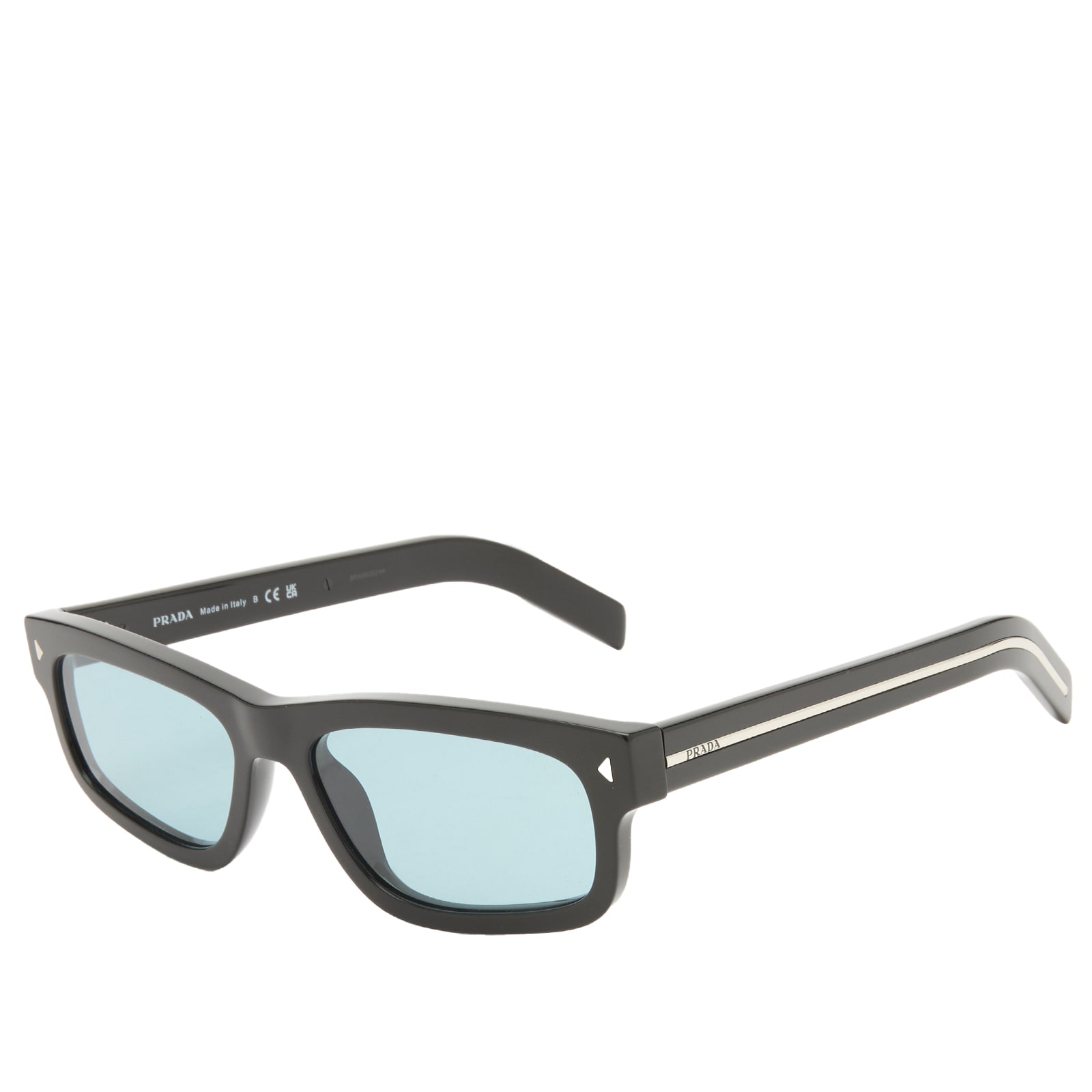 Prada Eyewear 0PR B11S Sunglasses Black & Blue Vintage | END. (US)