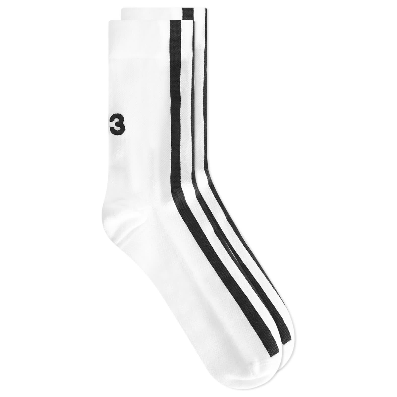 Y-3 3-Stripe Socks White | END. (GB)
