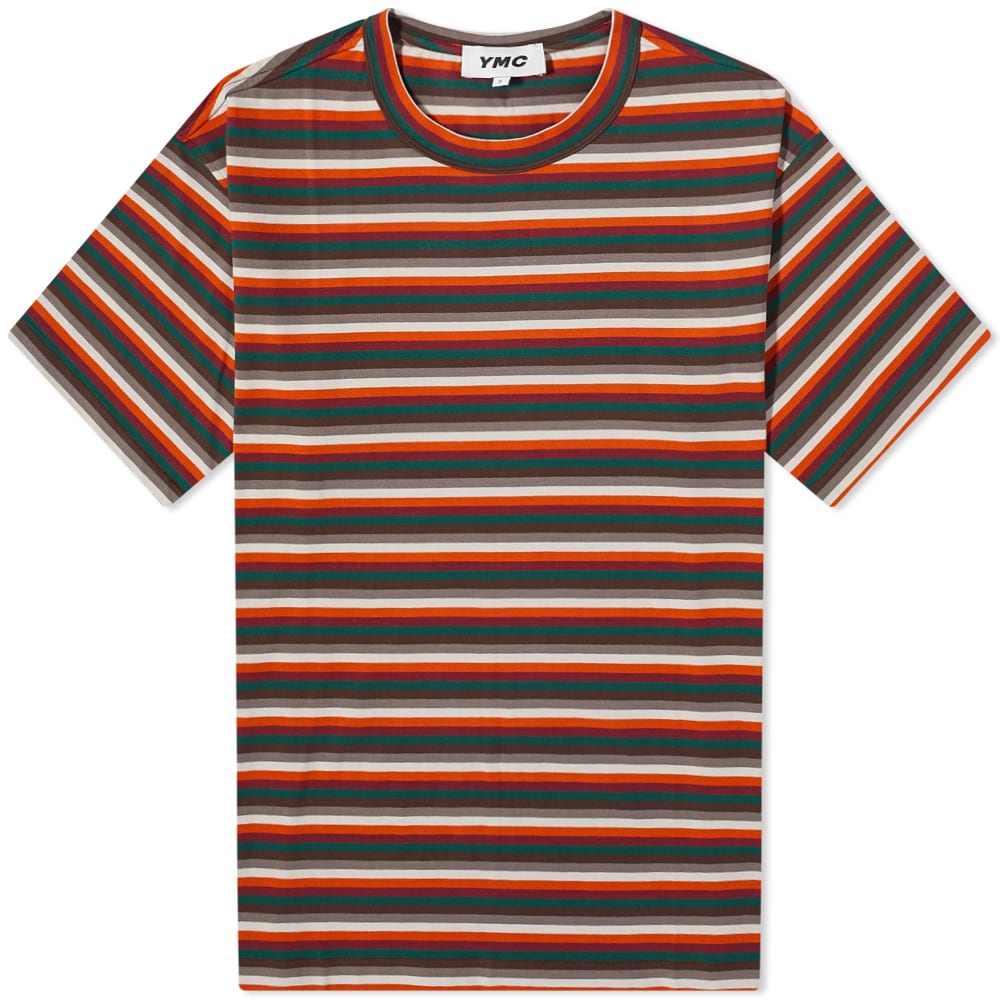 YMC Multi Stripe T-Shirt Multi | END. (US)