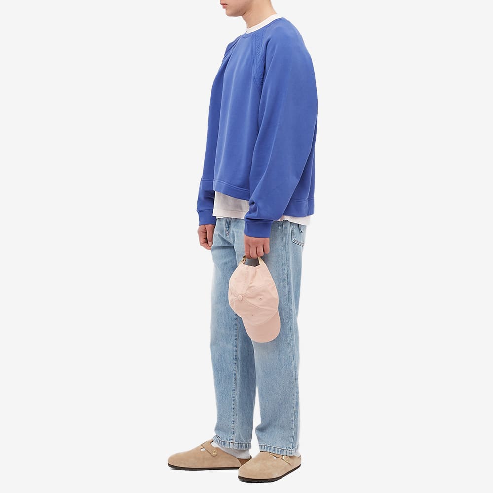 Acne Studios Farmy Chain Rib Crew Sweat Sea Blue | END. (US)