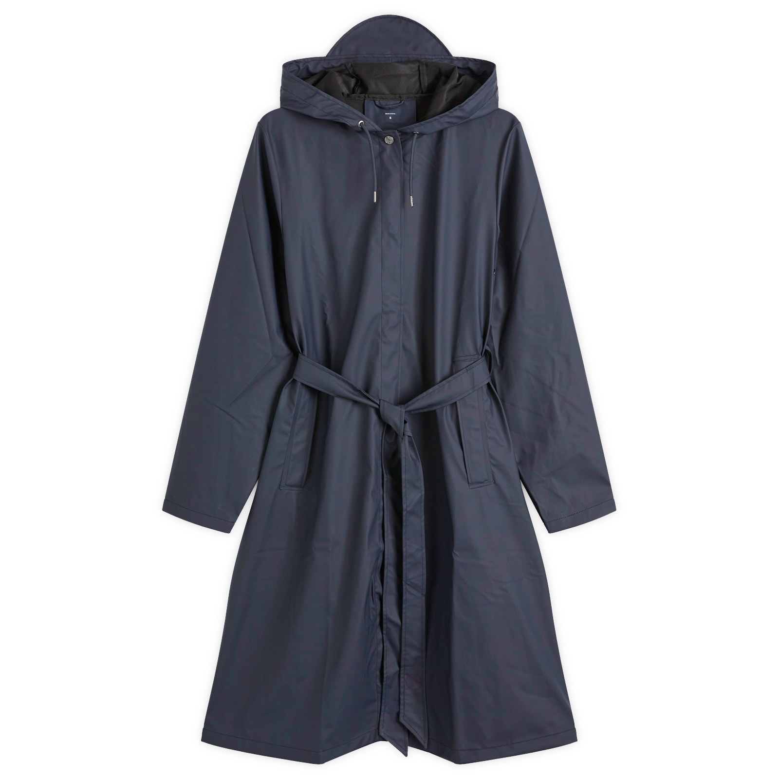 Rains A-Line Long Rain Coat Navy | END. (GB)