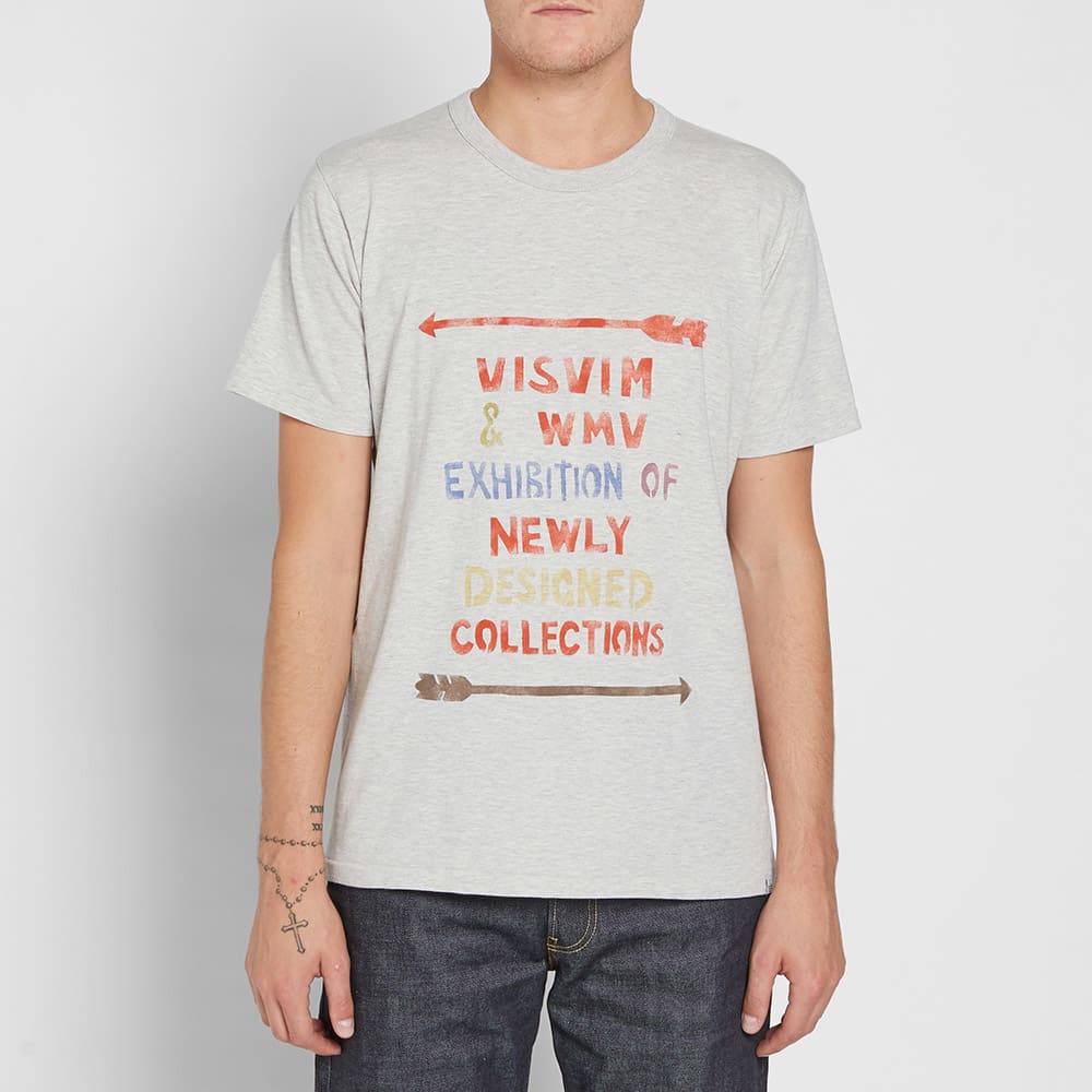 Visvim Vintage Stencil Tee Grey | END.