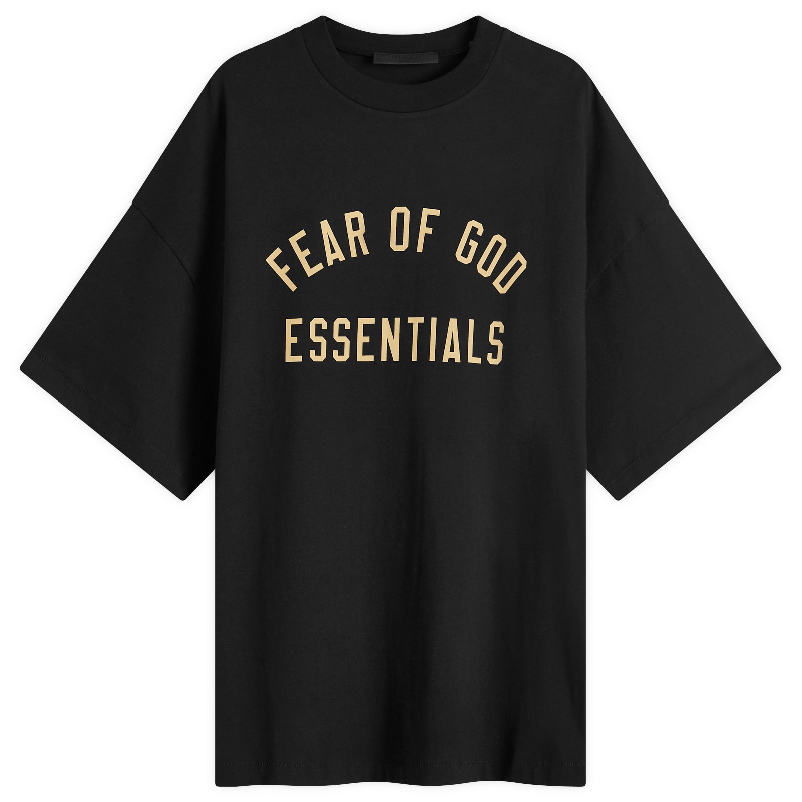 Fear of God ESSENTIALS Jersey Crewneck T-Shirt Black | END. (US)