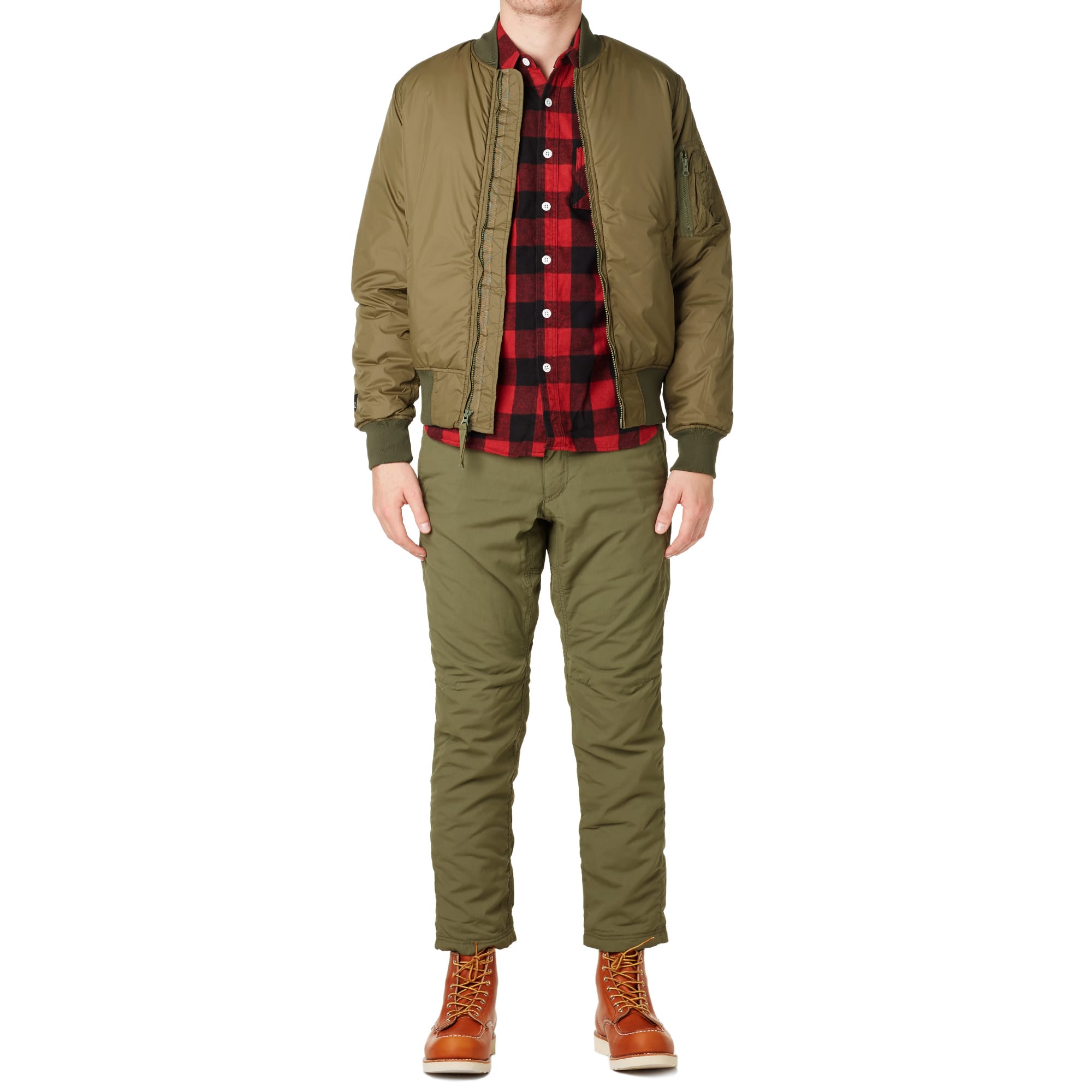 Mt. Rainier Design Thermo Lightweight Army Jacket Olive | END. (GB)