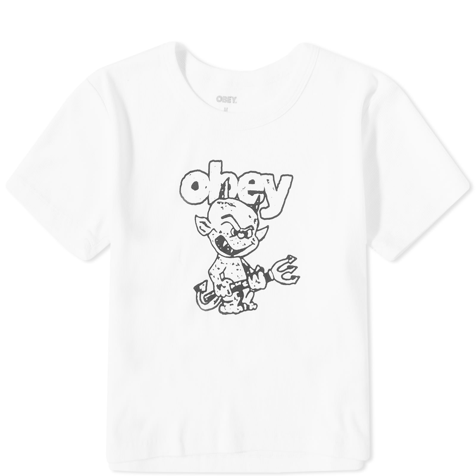 Obey Devil Logo T-Shirt White | END. (KR)