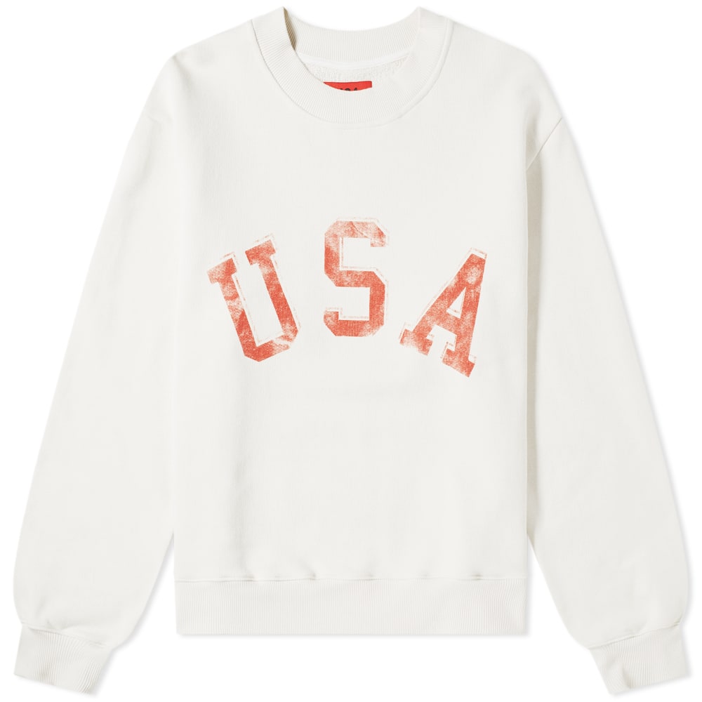 424 USA Crew Sweat Cream | END. (DK)
