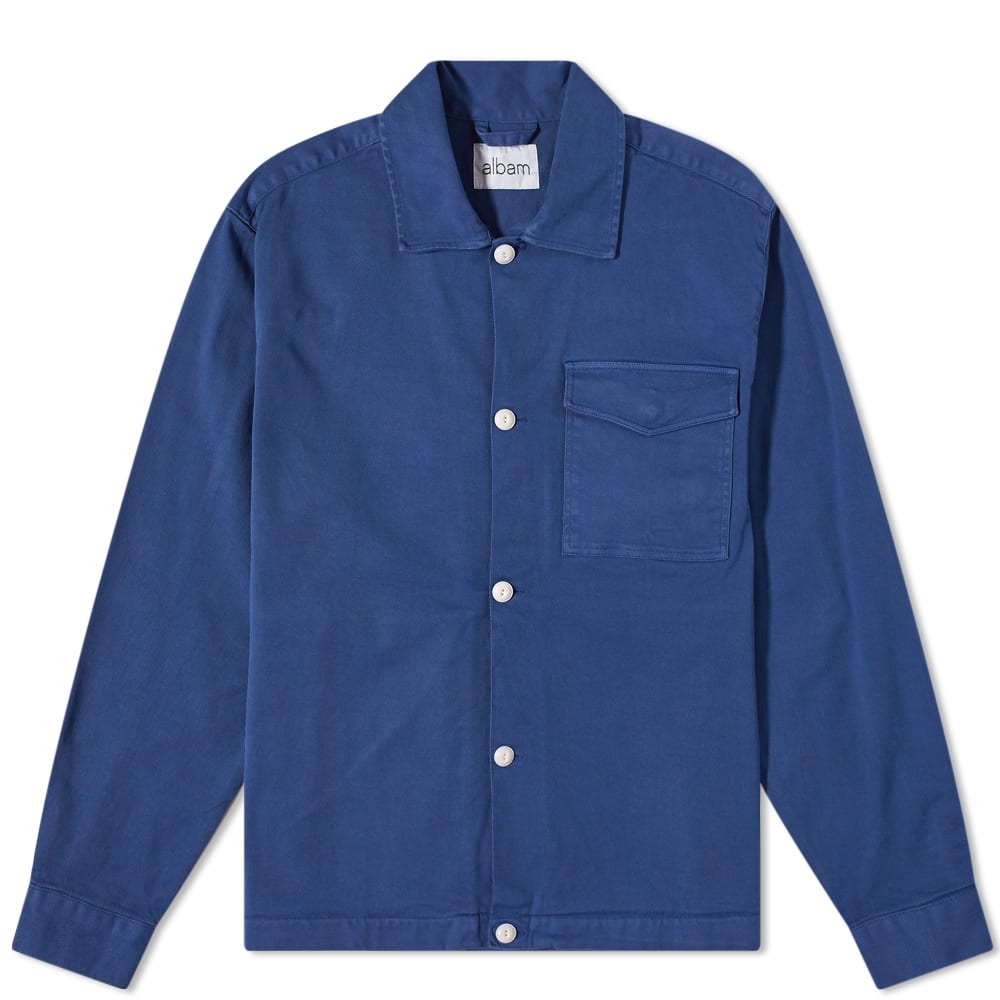 Albam Kennedy Overshirt Bright Blue | END. (GB)